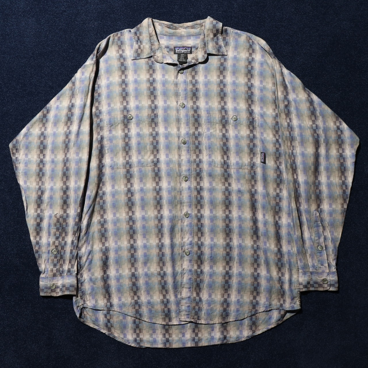 美品 L 98年 ポルトガル製 Patagonia L/S Flannel Shirt パタゴニア 長袖 チェック ネルシャツ | ENCOUNT
