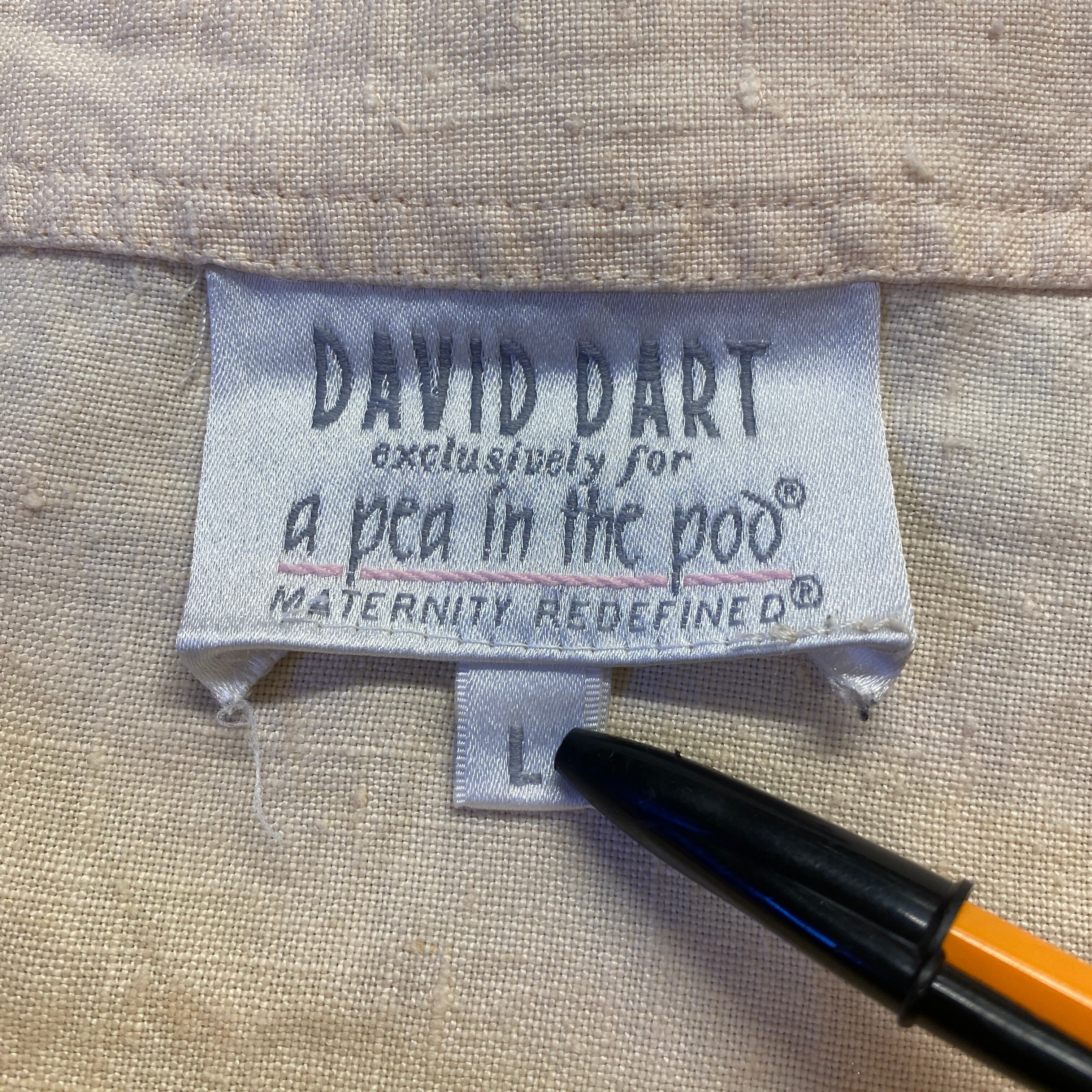 Ⓚ1990s DAVID DART LINEN CUT SEW USA | safarionline