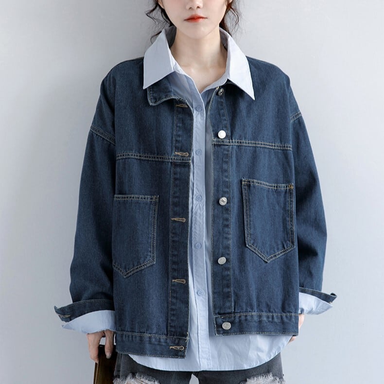 デニム Gジャン デニムジャケット ジャケット 上着 袖あり 長袖 襟付き
