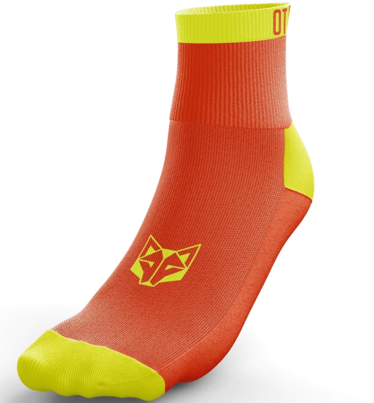 OTSO(オツソ) MULTISPORT SOCKS LOW CUT FLUO ORANGE & FLUO YELLOW(マルチスポーツ ...