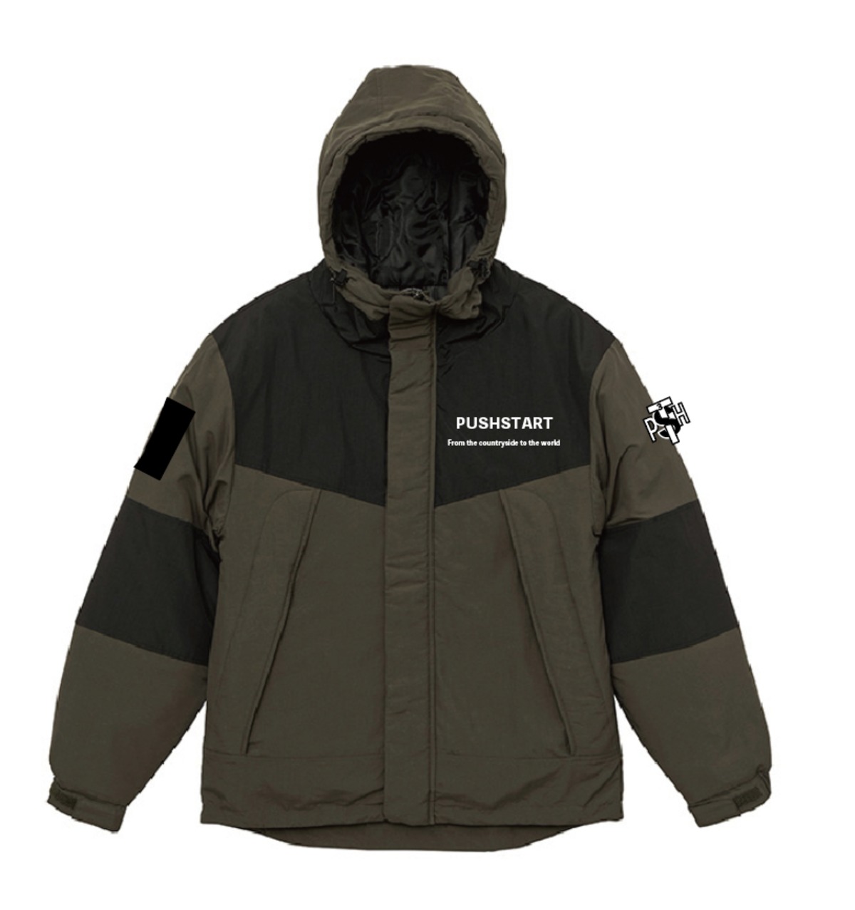 PUSH DOWN JACKET 2TON KHAKI | PUSH START