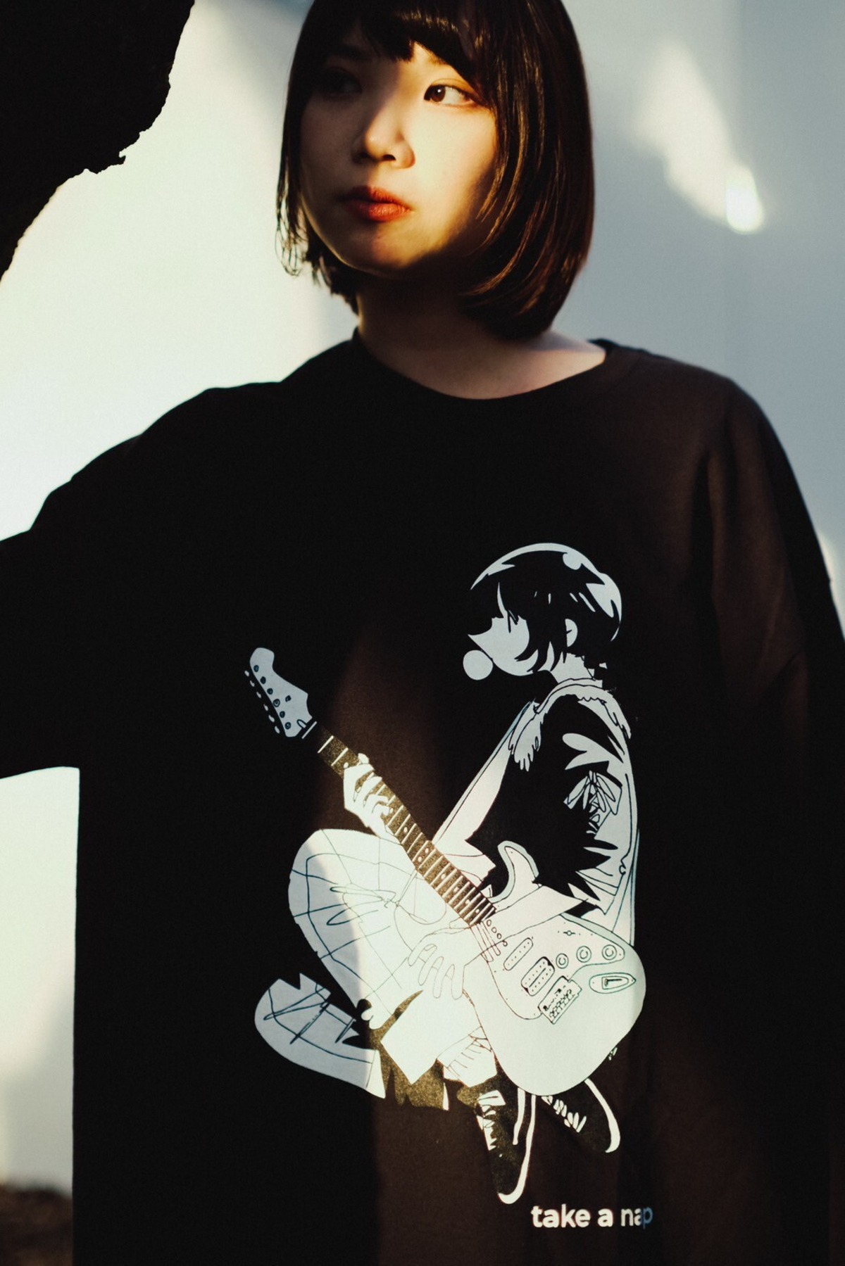 gyoshi guitar LS Tee *soyatu (black) XLサイズ | take a nap online store