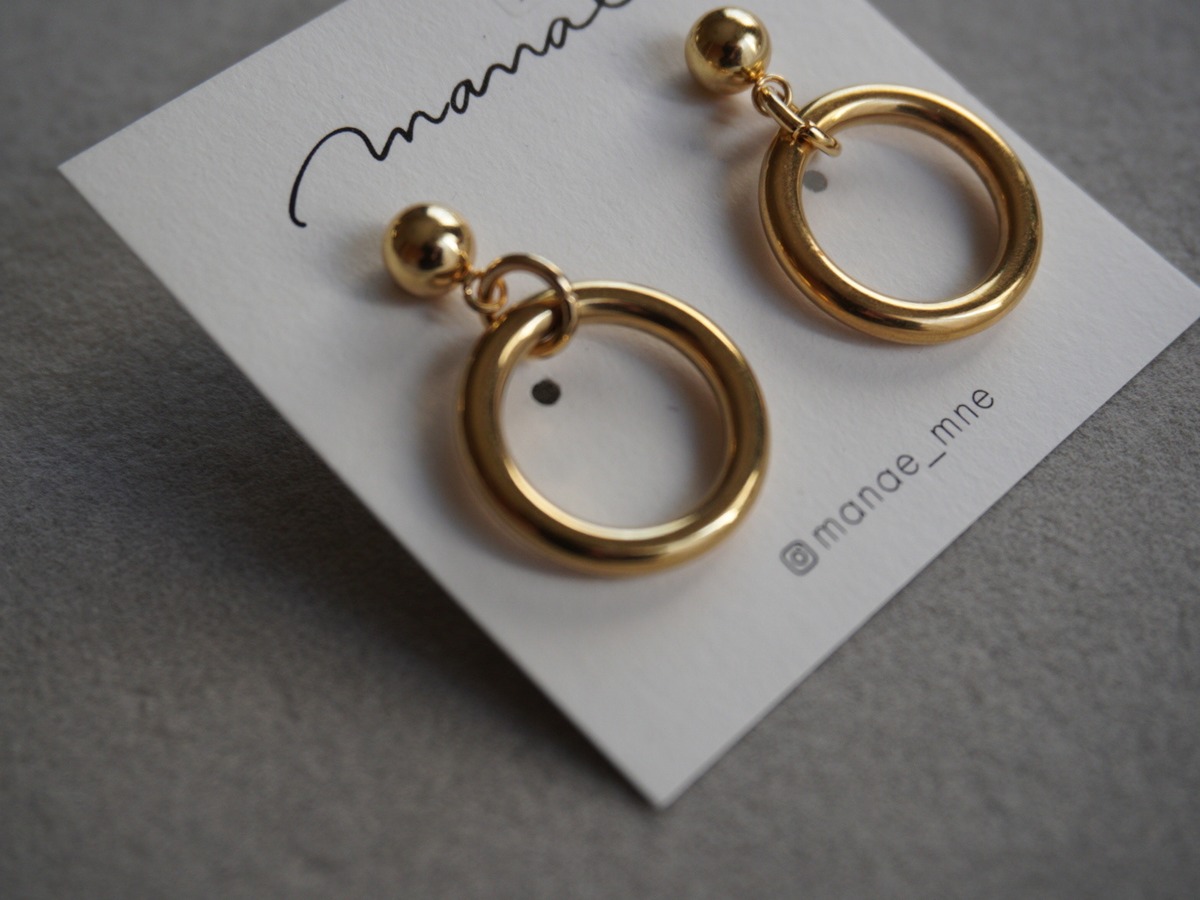 CORE 】circle pierce / earring NO.5 | manae