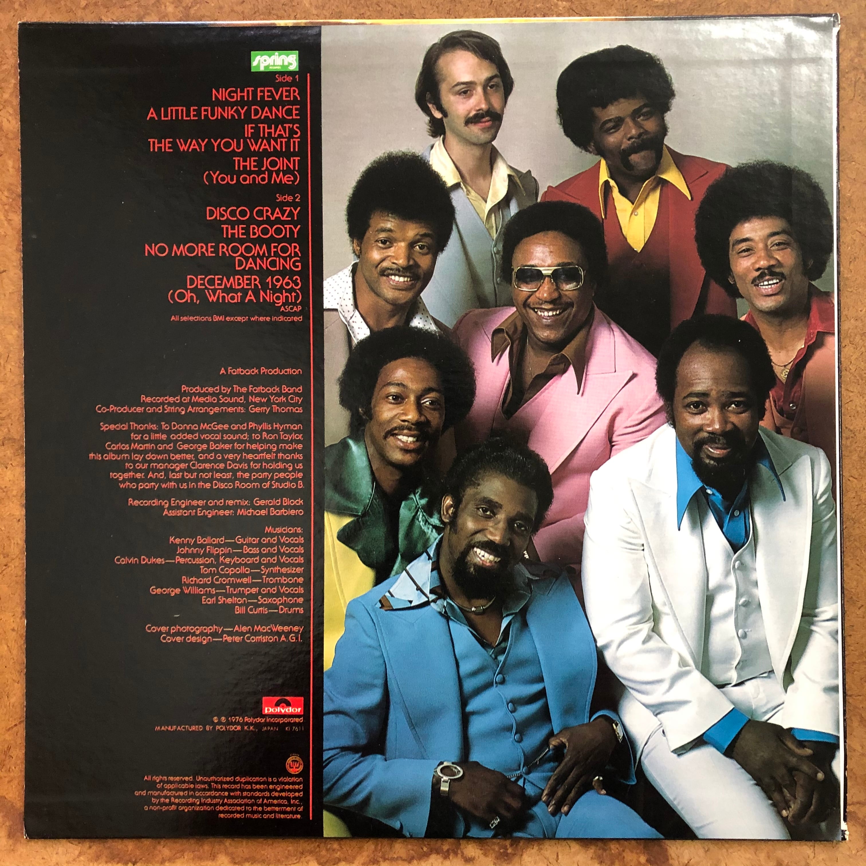 THE FATBACK BAND/NIGHT FEVER | KNOW YOUR RIGHTS RECORDS