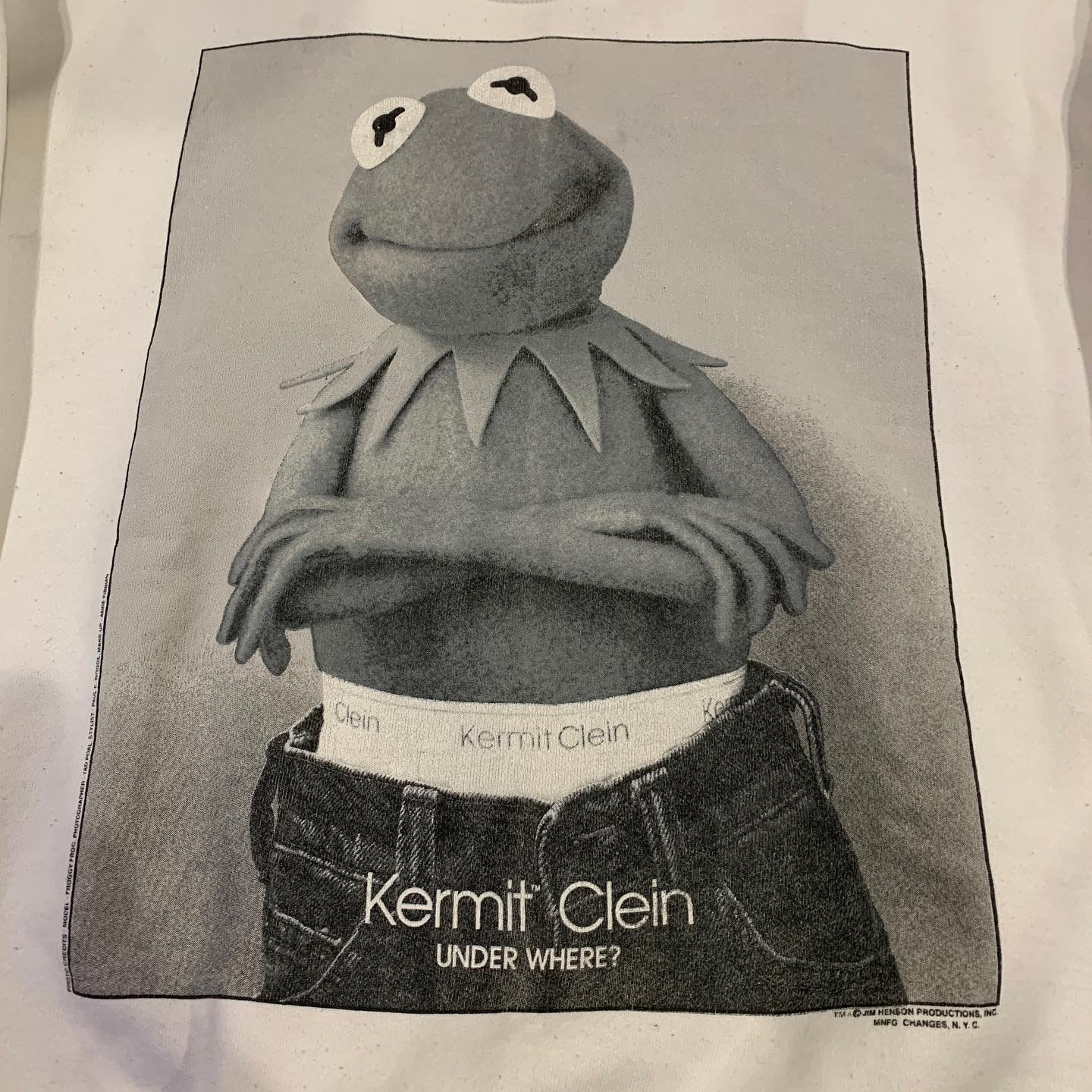 90s Kermit Clein sweat | What’z up