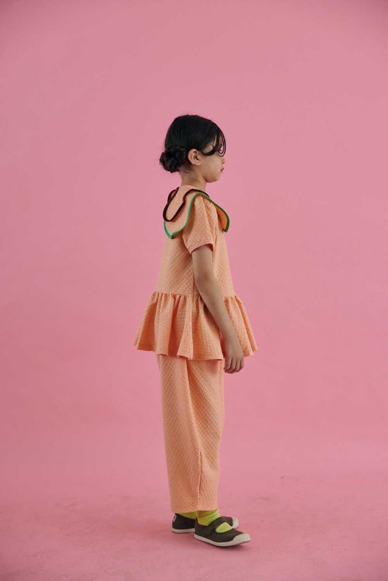 【26SS】ZOZIO(ゾジオ)Fondant tops flamingo(T)ブラウス ピンク | kobito de punch/コビトデパンチ