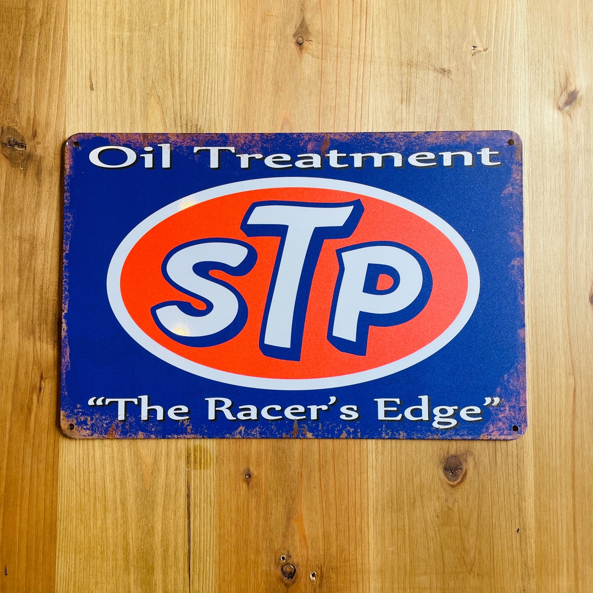 "STP OIL TREATMENT” 看板 雑貨 A4サイズ モーターサイクル | FAMO オンラインストア～雑貨のお店～
