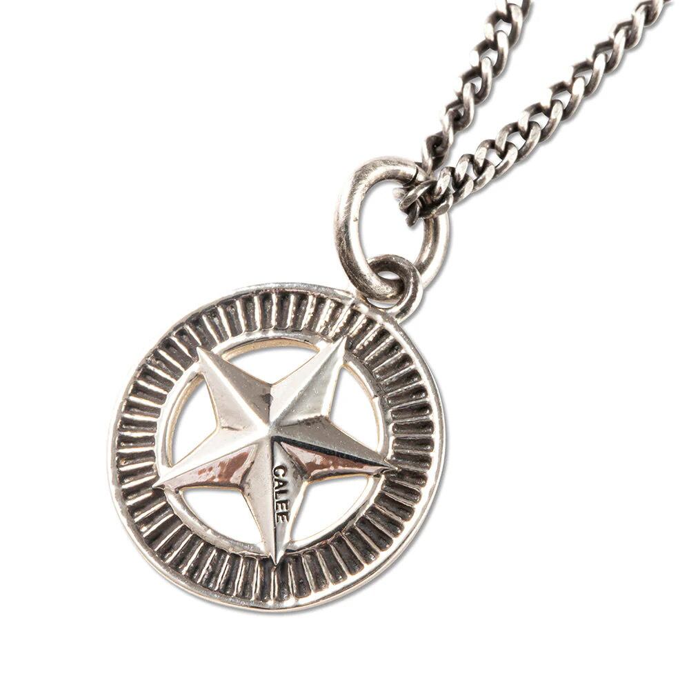 【CALEE】SILVER STAR CONCHO NECKLACE | G.O.N.G