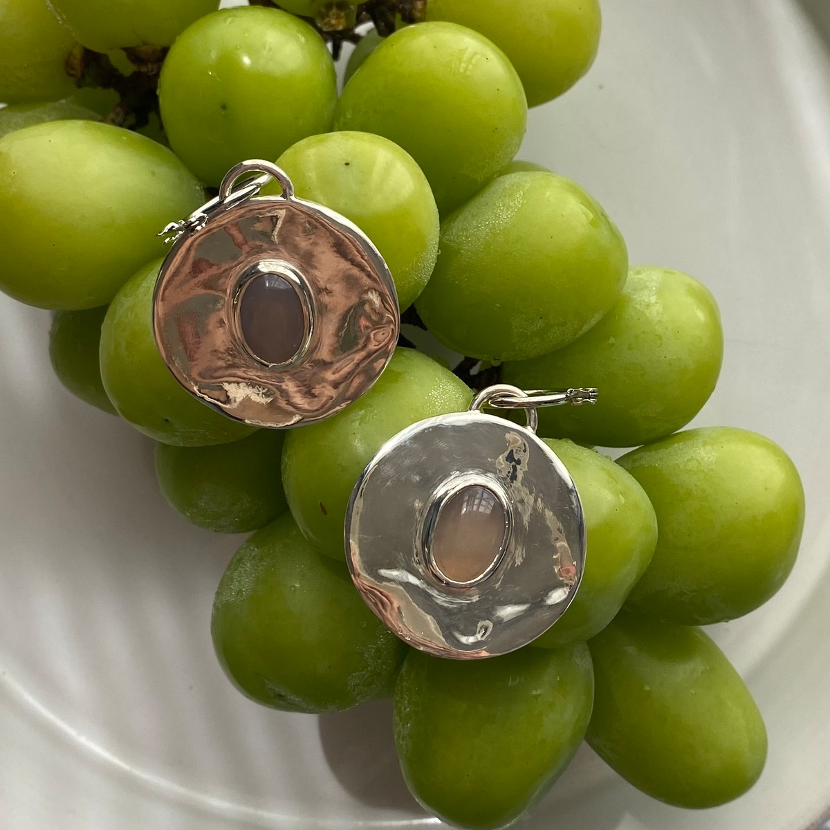 minamo round pierce【silver925×ga 】 | CCC_natural jewelry