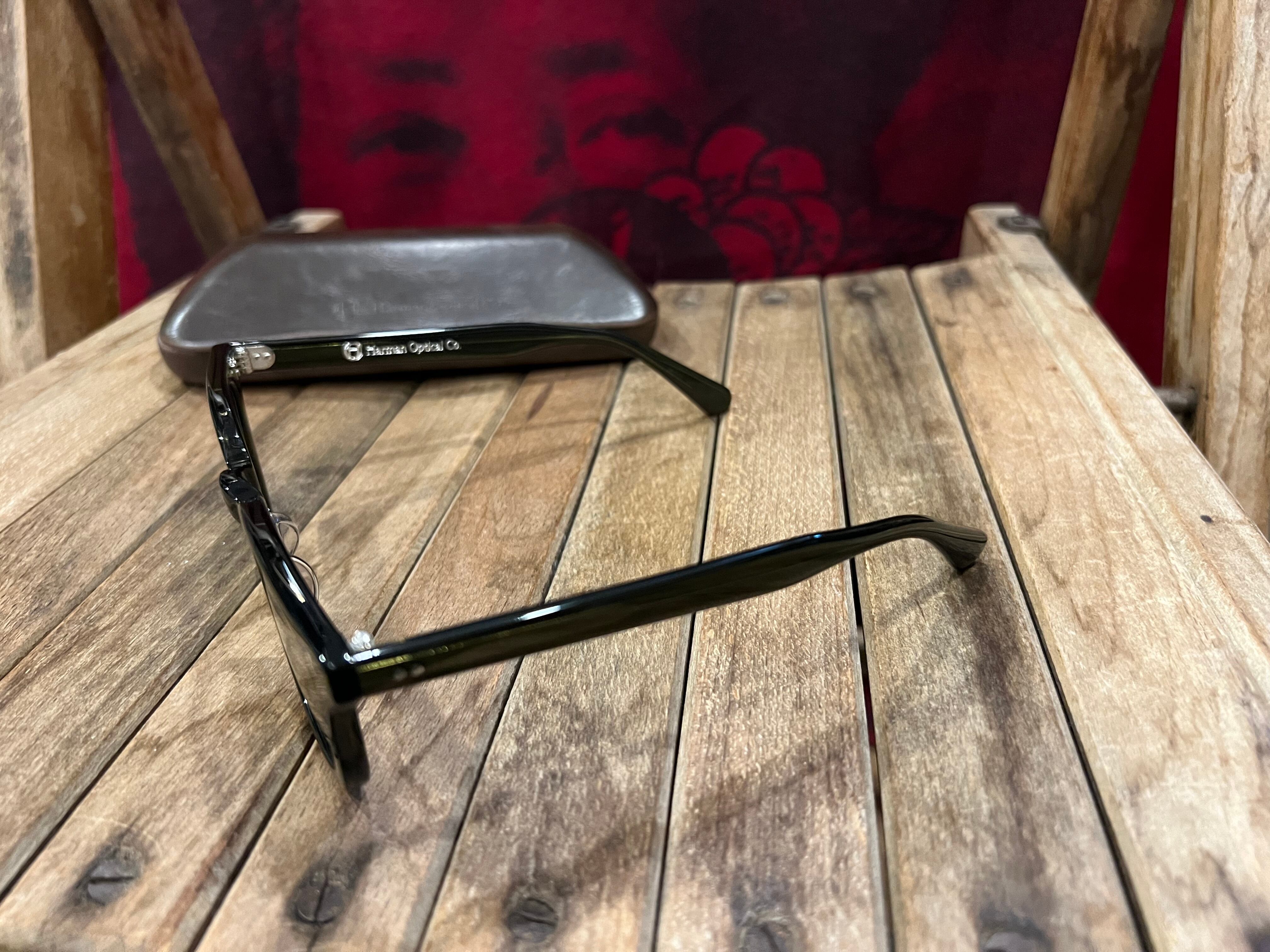 HARMAN optical "LEON" GREEN×GREEN made in JAPAN | snug fukuoka