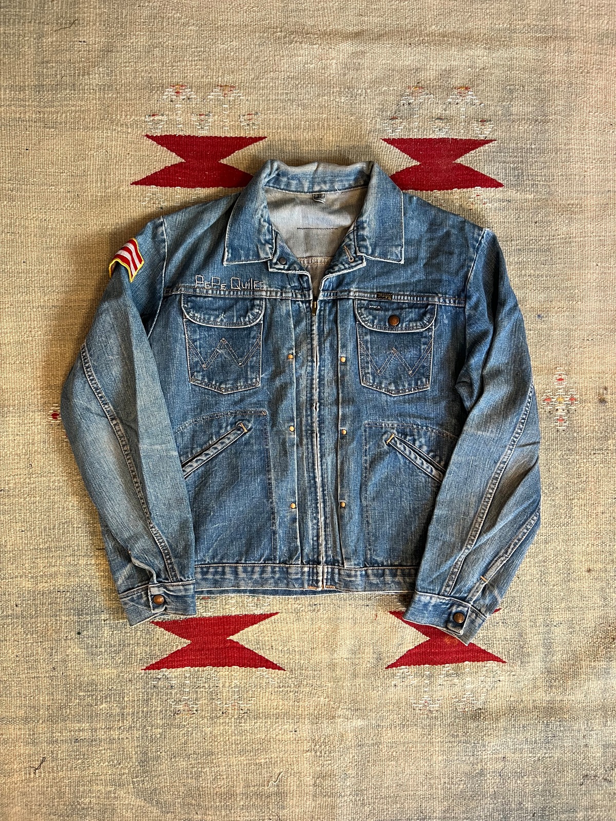 70s Wrangler 24MJZ Vintage TALON zipper | THIRD HANDS DESIGN リメイク& used ...