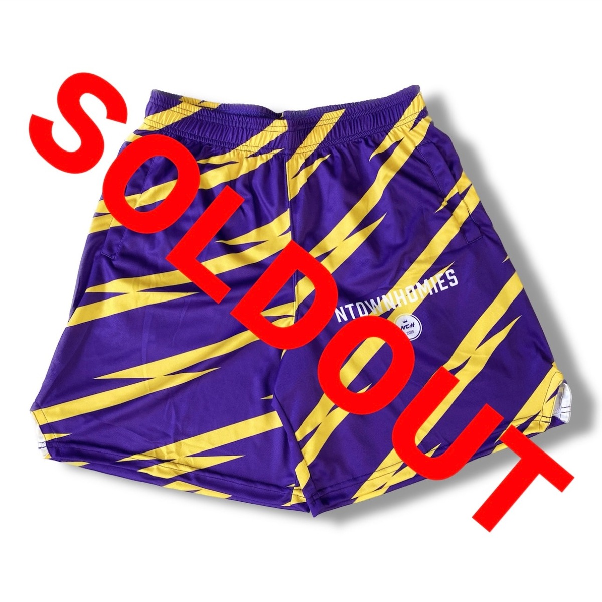 "KAMINARI" PRACTICE PANTS color Purple×Yellow | N TOWN HOMIES