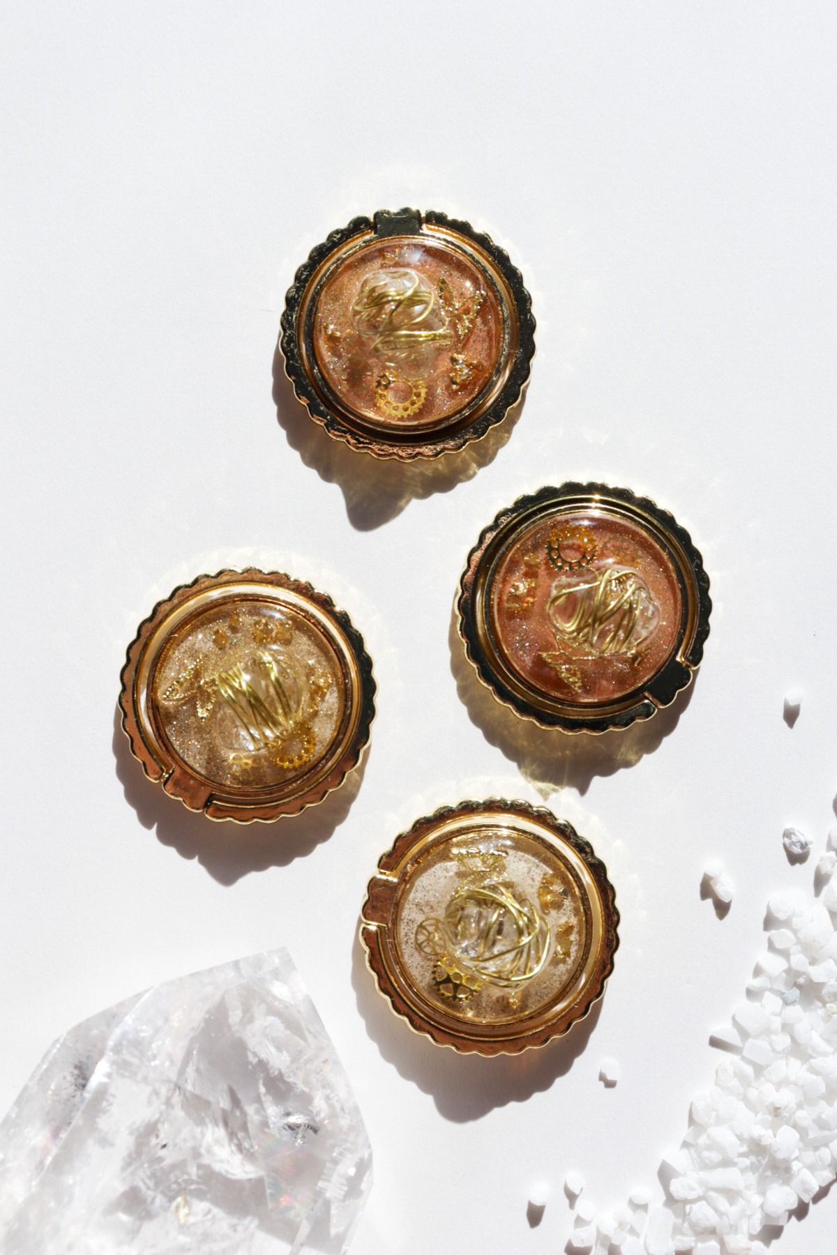 「orgonite ring」オルゴナイト風スマホリング | パワーストーンをもっと日常に、もっと気軽に、もっとオシャレに ...