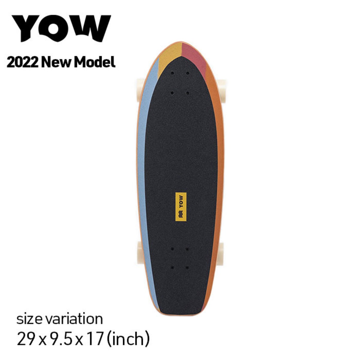 YOW HOSSEGOR 29inch ヤウ サーフスケート サーフィン スケートボード コンプリート サーフィンオフトレ スケボー | crass