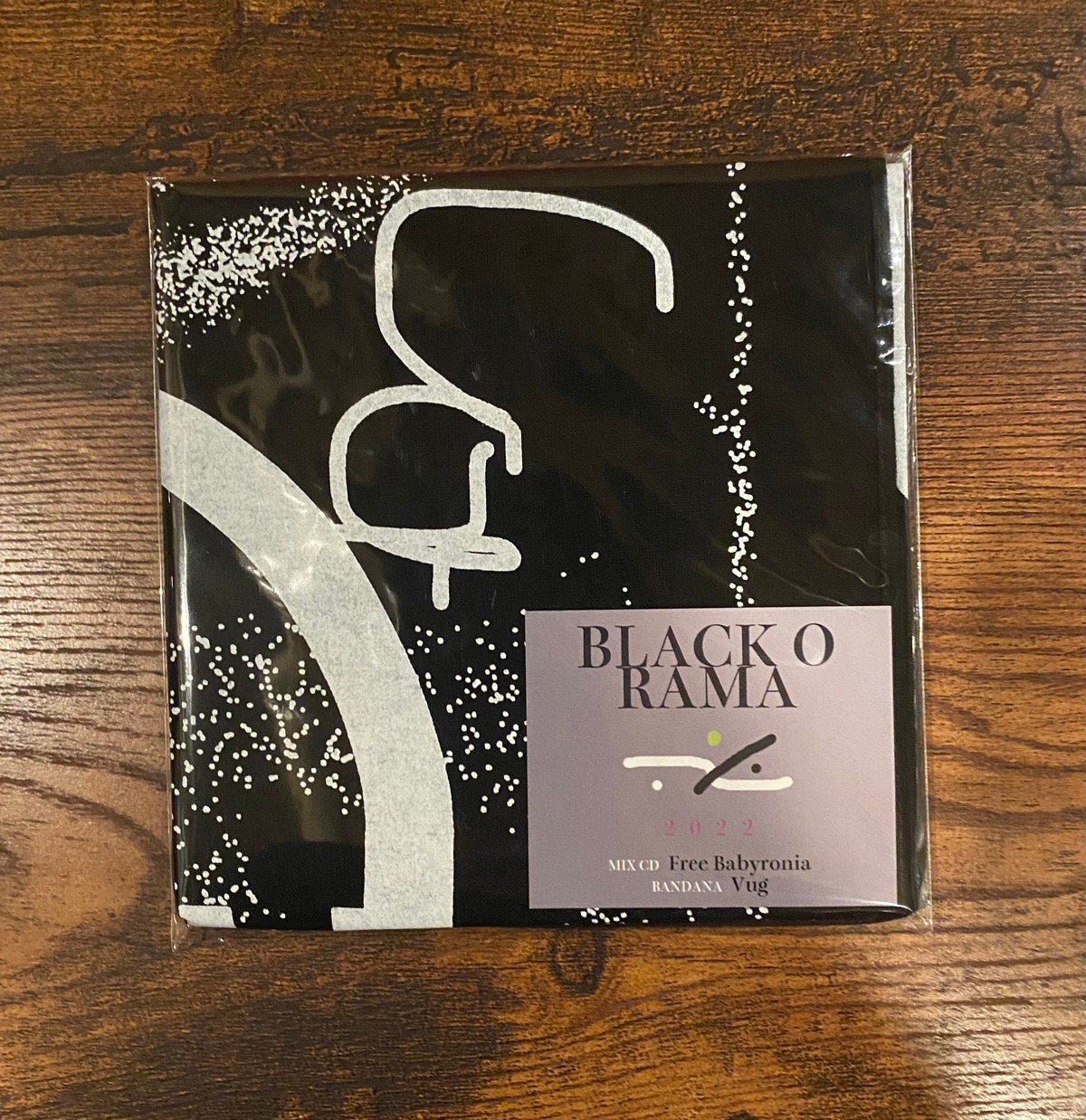 Free Babyronia × Vug / BLACK-O-RAMA MIX II (Mix CD & Bandana) | bushbash