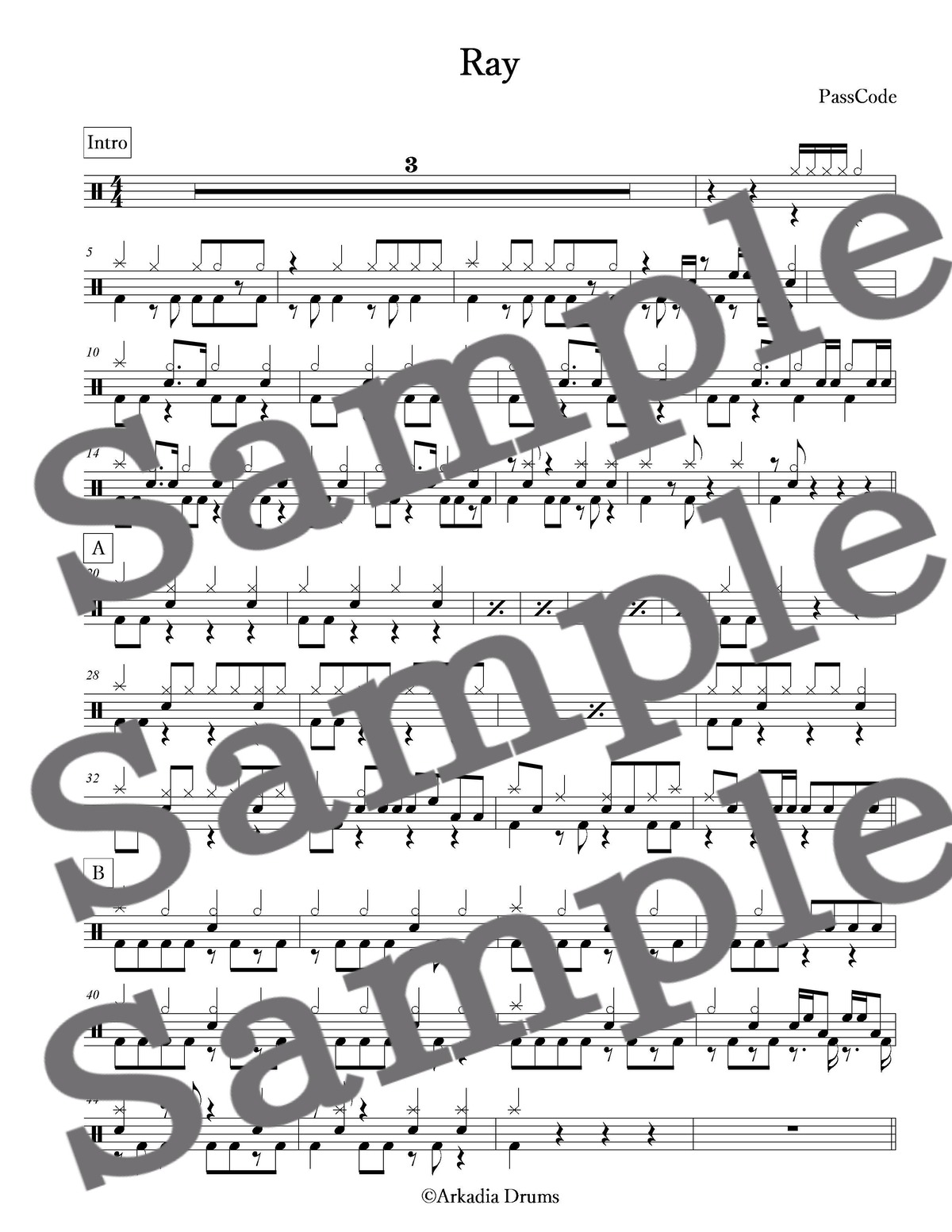 Ray（PassCode） | Arkadia Drums