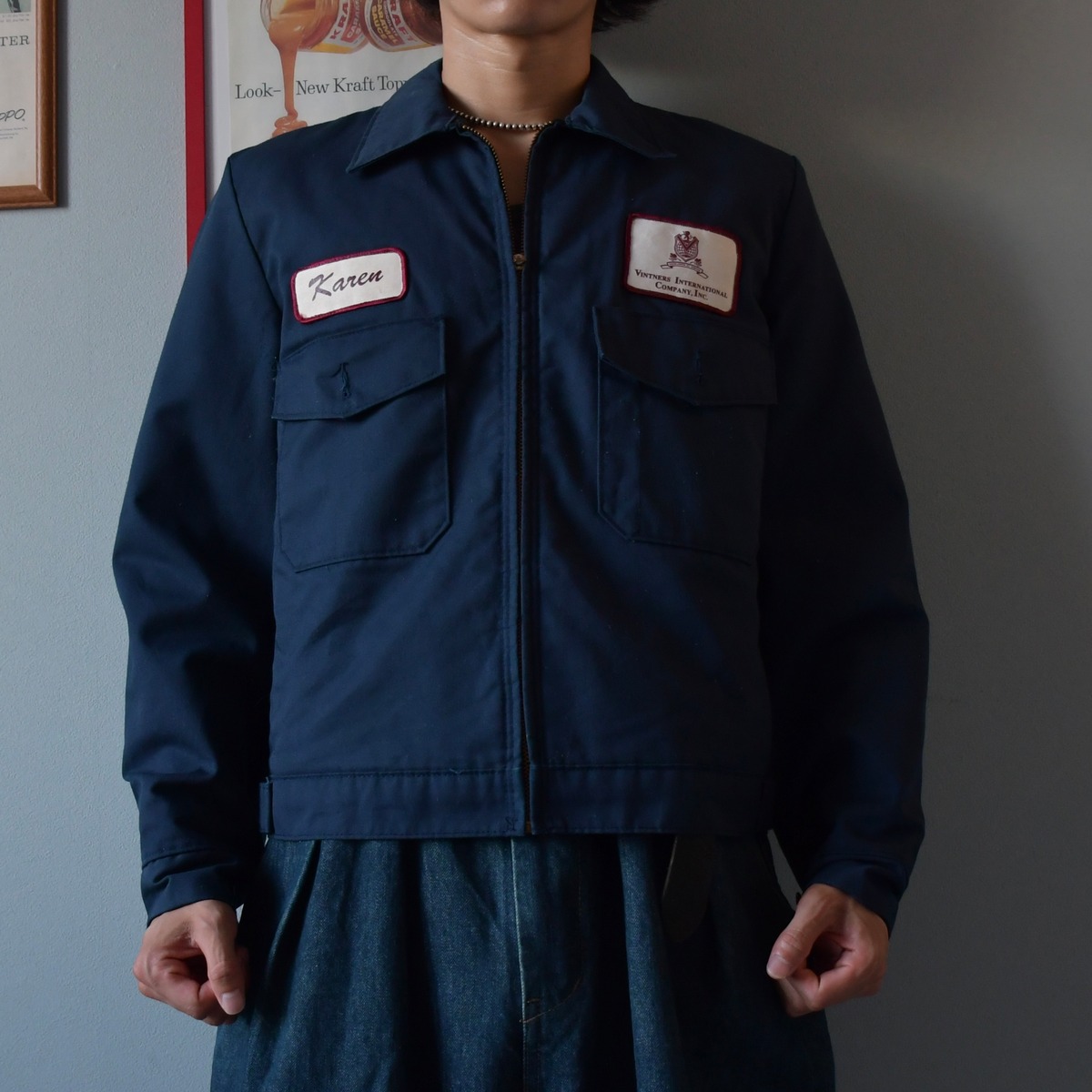 70s-80s work jacket | natume
