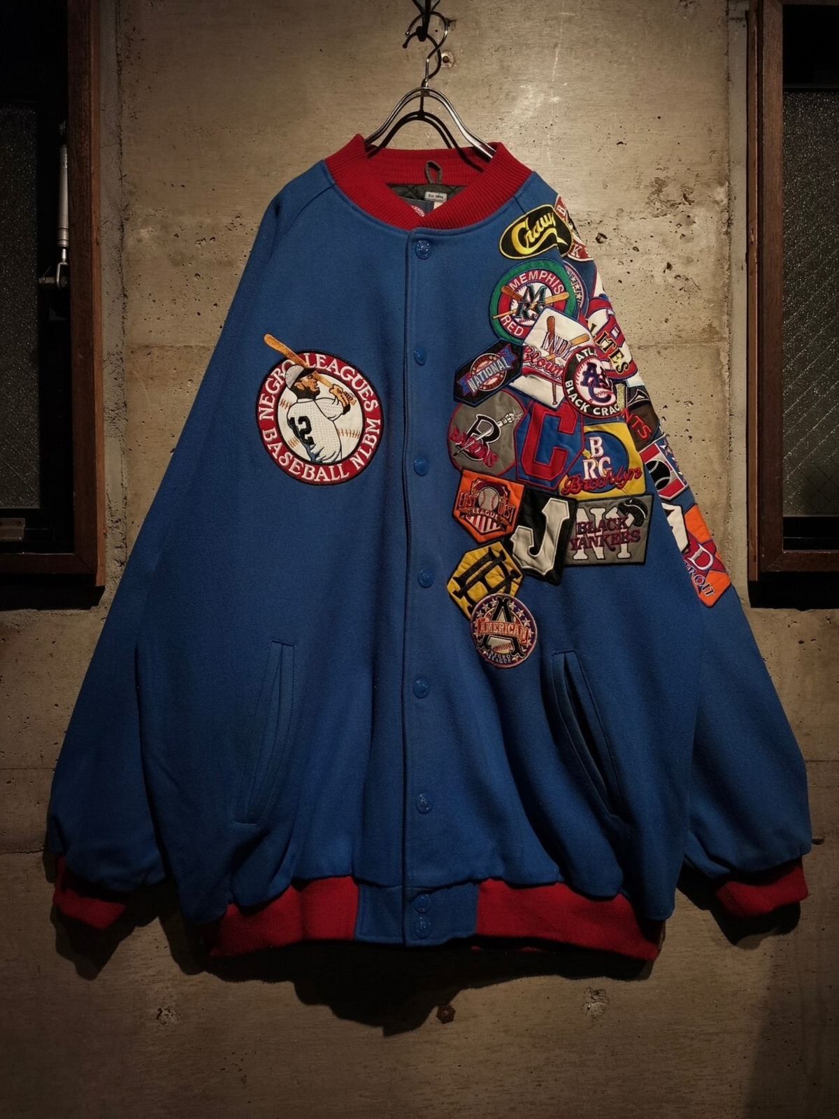 【Caka】"Negro League"Various Baseball Patch Vintage Oversized Stadium ...