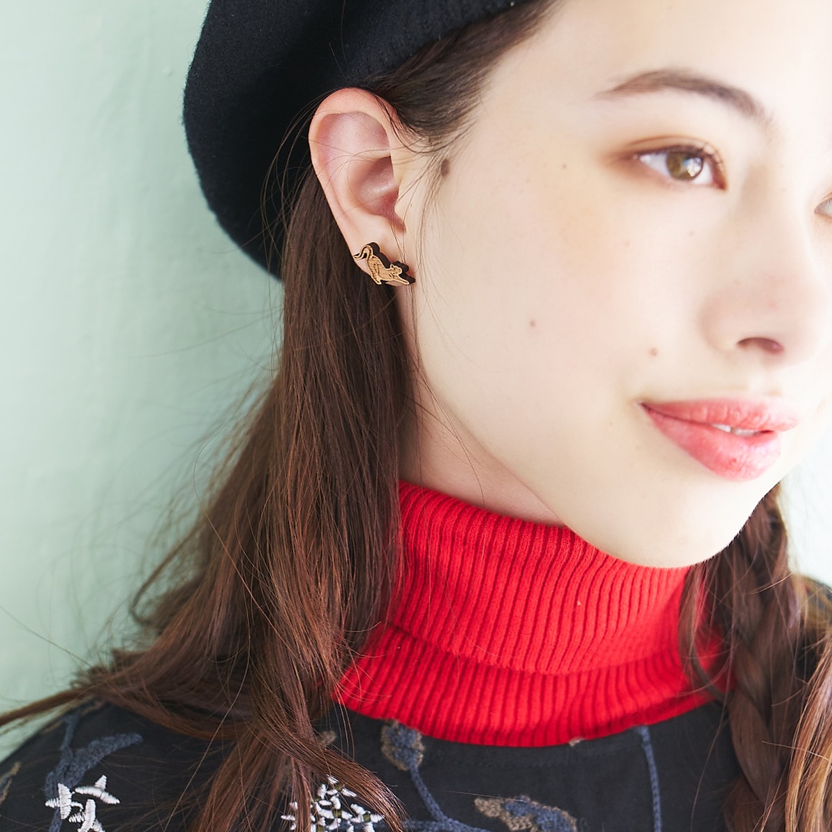 stretching cat（のび〜るねこ）（Pierced Mini） | 木tch（コッチ）