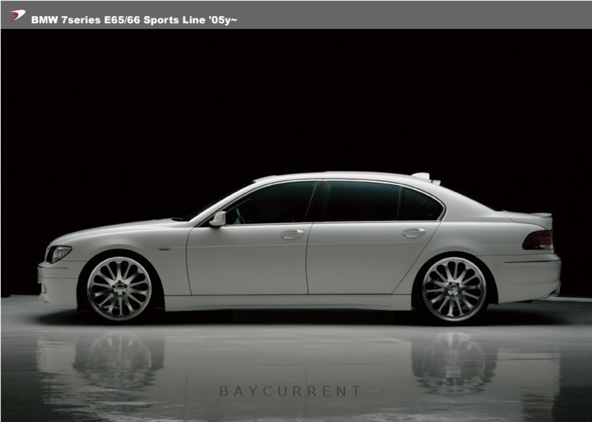 【WALD-Sports Line】 BMW E65 / E66 05y~09y カーボンピラーパネル スポーツライン バルド ヴァルド ...