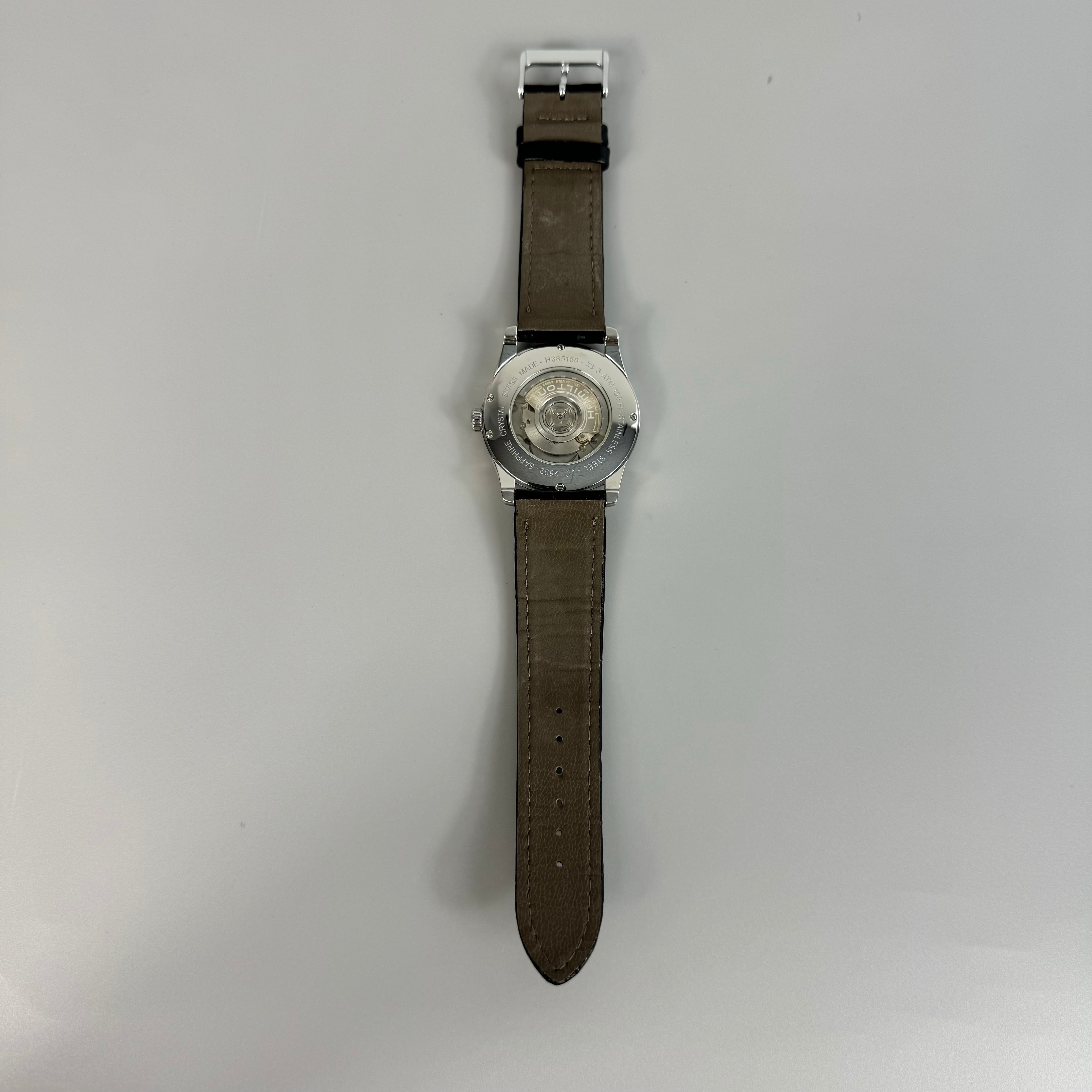 ハミルトン HAMILTON ジャズマスター H385150 自動巻 黒 デイト ハミルトン HAMILTON ジャズマスター H385150 自動巻 黒 デイト