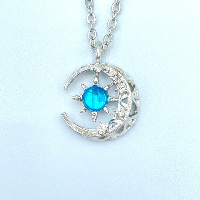 月と星のネックレス | keytail 幸運の鍵しっぽ