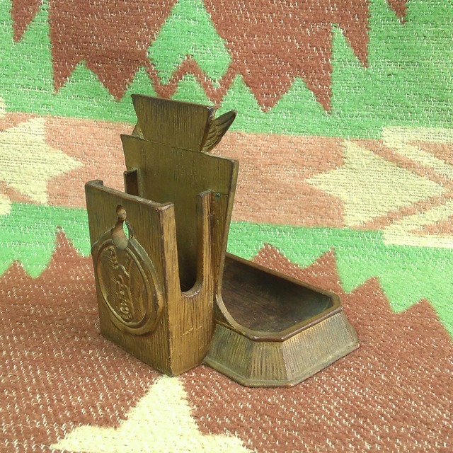1920s HOOKLESS FASTENER CO. Advertising Ashtray | Wonder Wear ヴィンテージ古着 ...