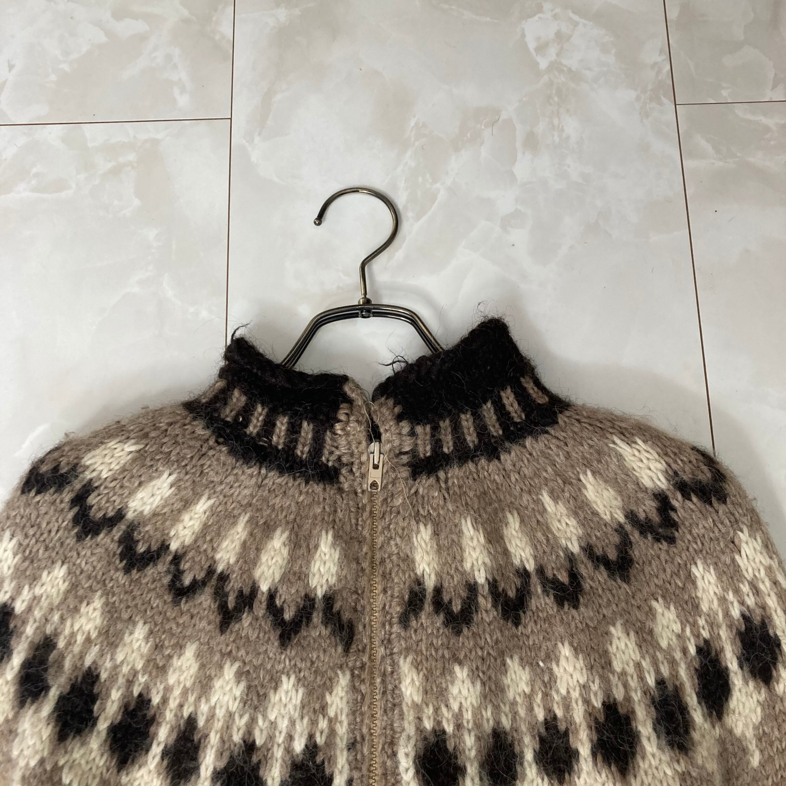 Samband of iceland フルジップニット L | 古着屋OLDGREEN