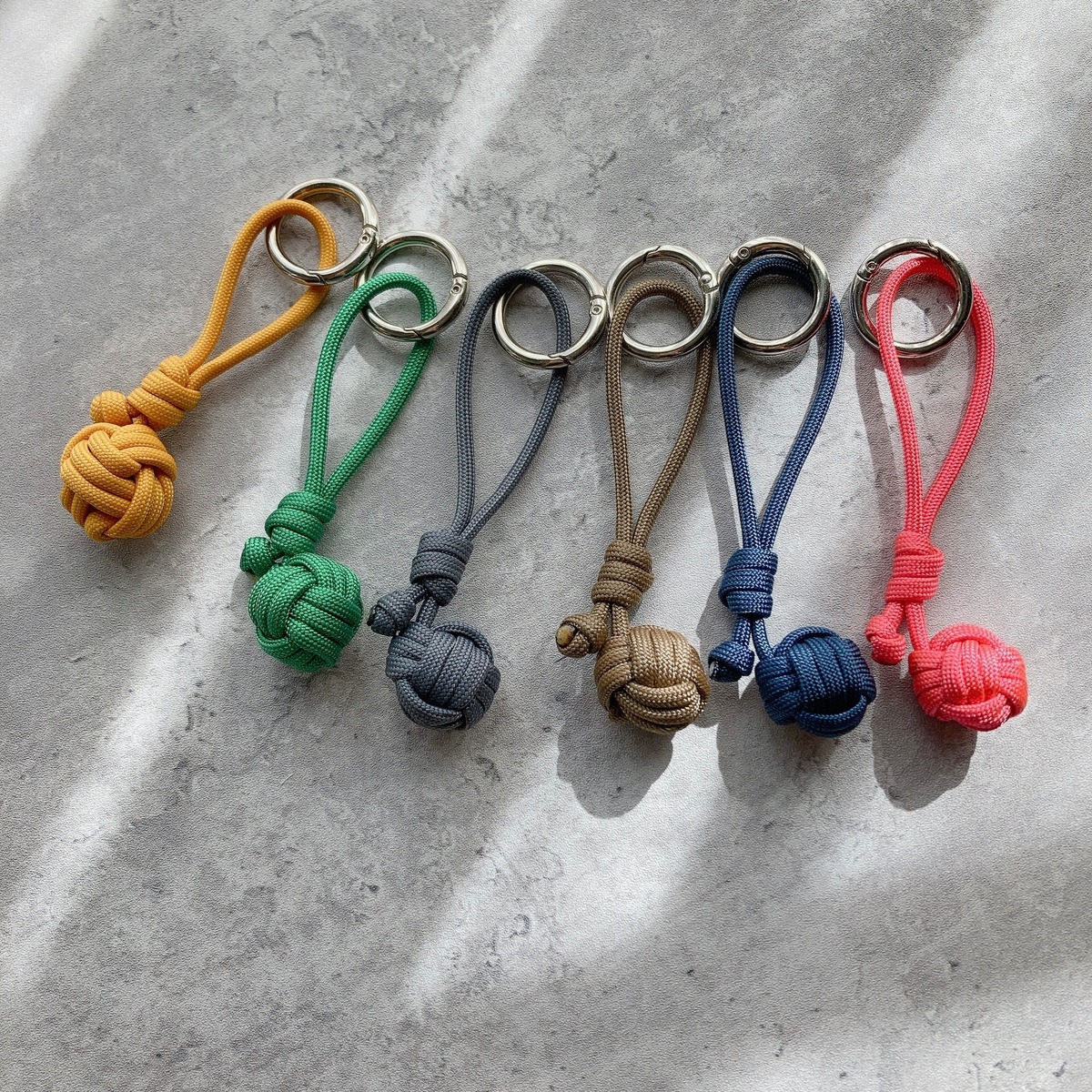 Monkey Fist Knot Keyring | nuuamu