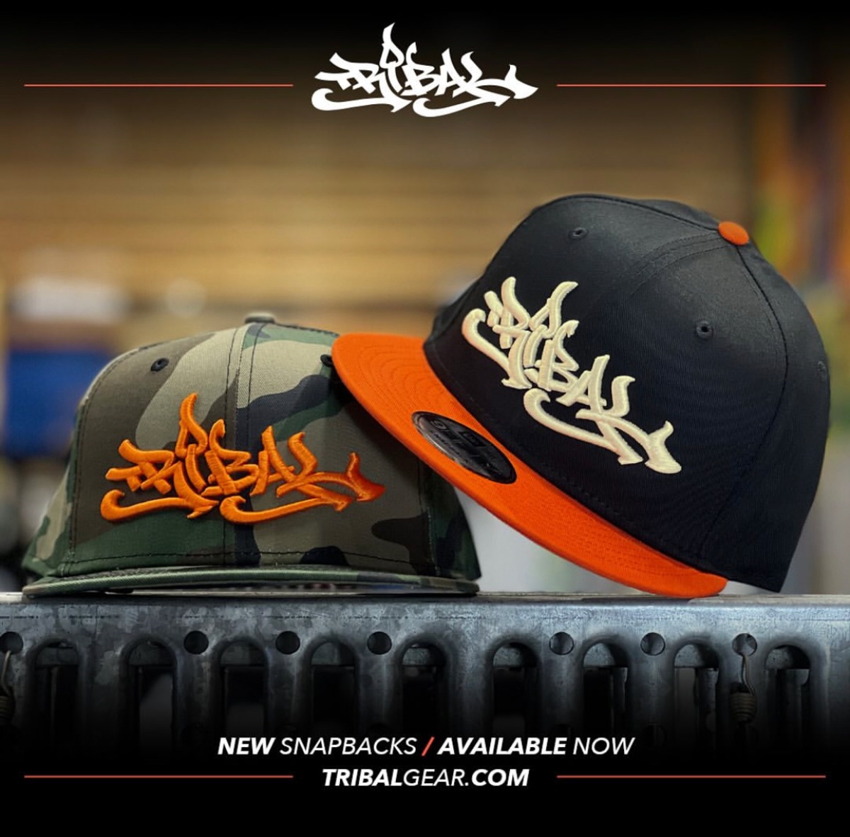 TRIBAL New Era® Flat Bill Snapback Cap | TRIBAL STREET WEAR