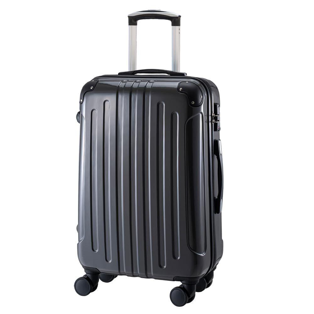 【数量限定】[アイリスプラザ] スーツケース キャリーケース Mサイズ ダブルキ | Pay ID