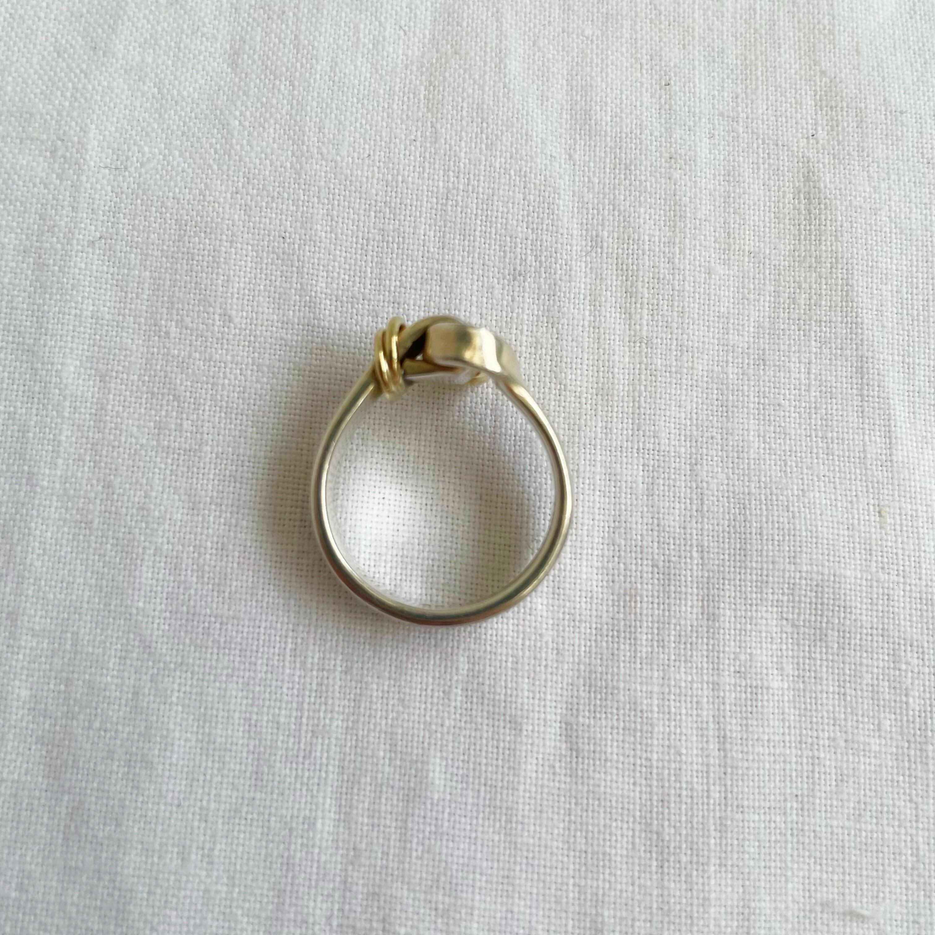Tiffany & Co. K18 × silver hook ring 【7.8】 | TOKYO LAMPOON Tiffany & Co. K18 × silver hook ring 【7.8】 | TOKYO LAMPOON