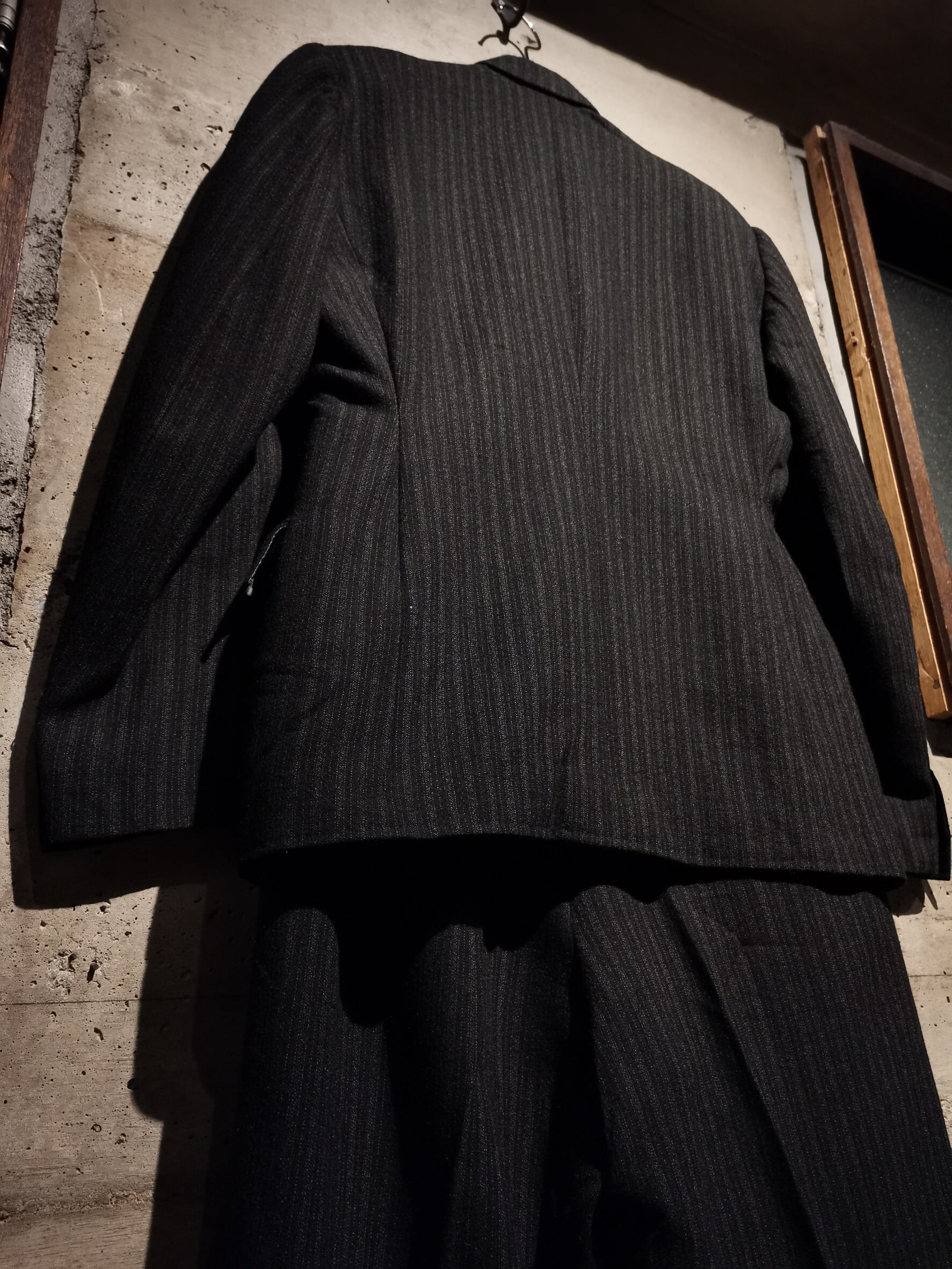 Caka】Special 30's Stripe Pattern Vintage Double Setup Caka】Special 30's Stripe Pattern Vintage Double Setup