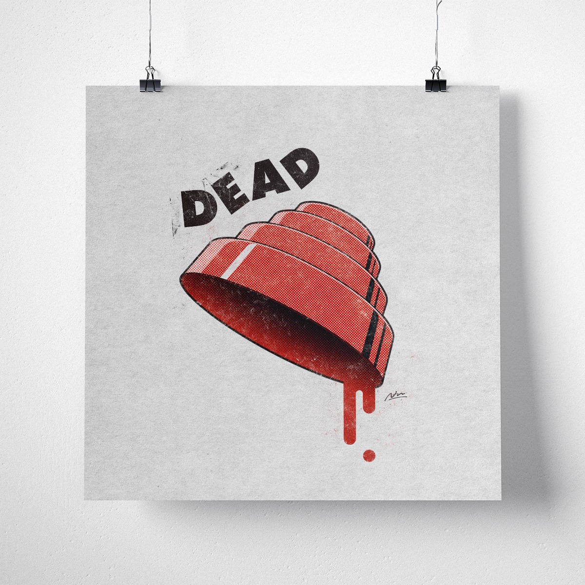 POSTER "DEAD"（Square - Limited / 25） | neizer