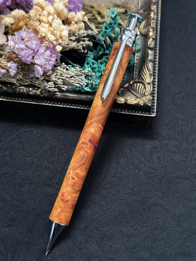 花梨 瘤 細軸シャープペン(オリジナル金具) | Flamberg