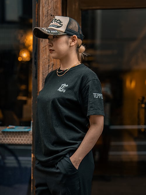 てっぺん渋谷 Souvenir / Short Sleeve Shirt - Black | TEPPEN ONLINE STORE