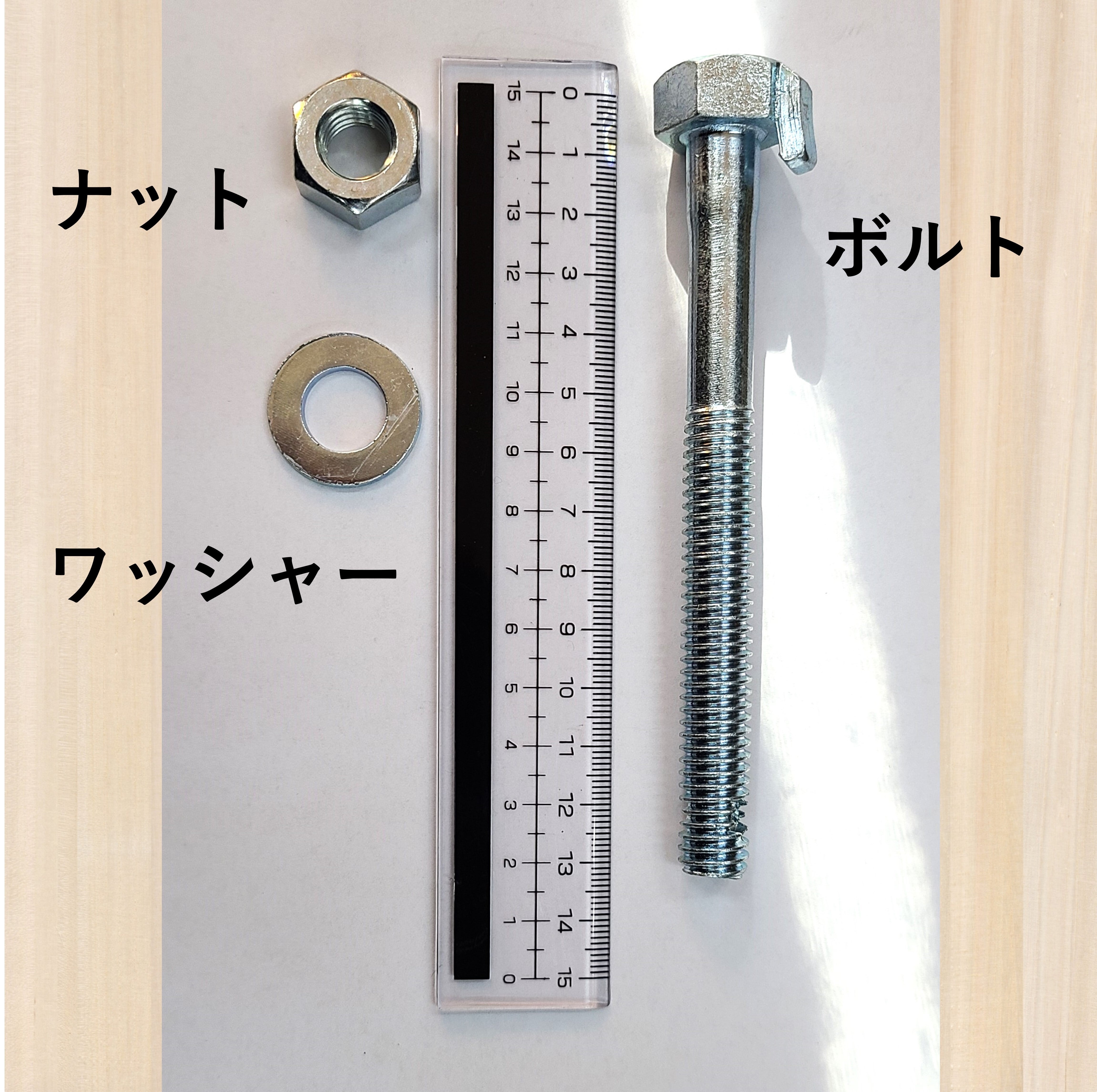 【10個セット】ボルトバンド用 ナット・ボルト・ワッシャーセット | watabeyouki