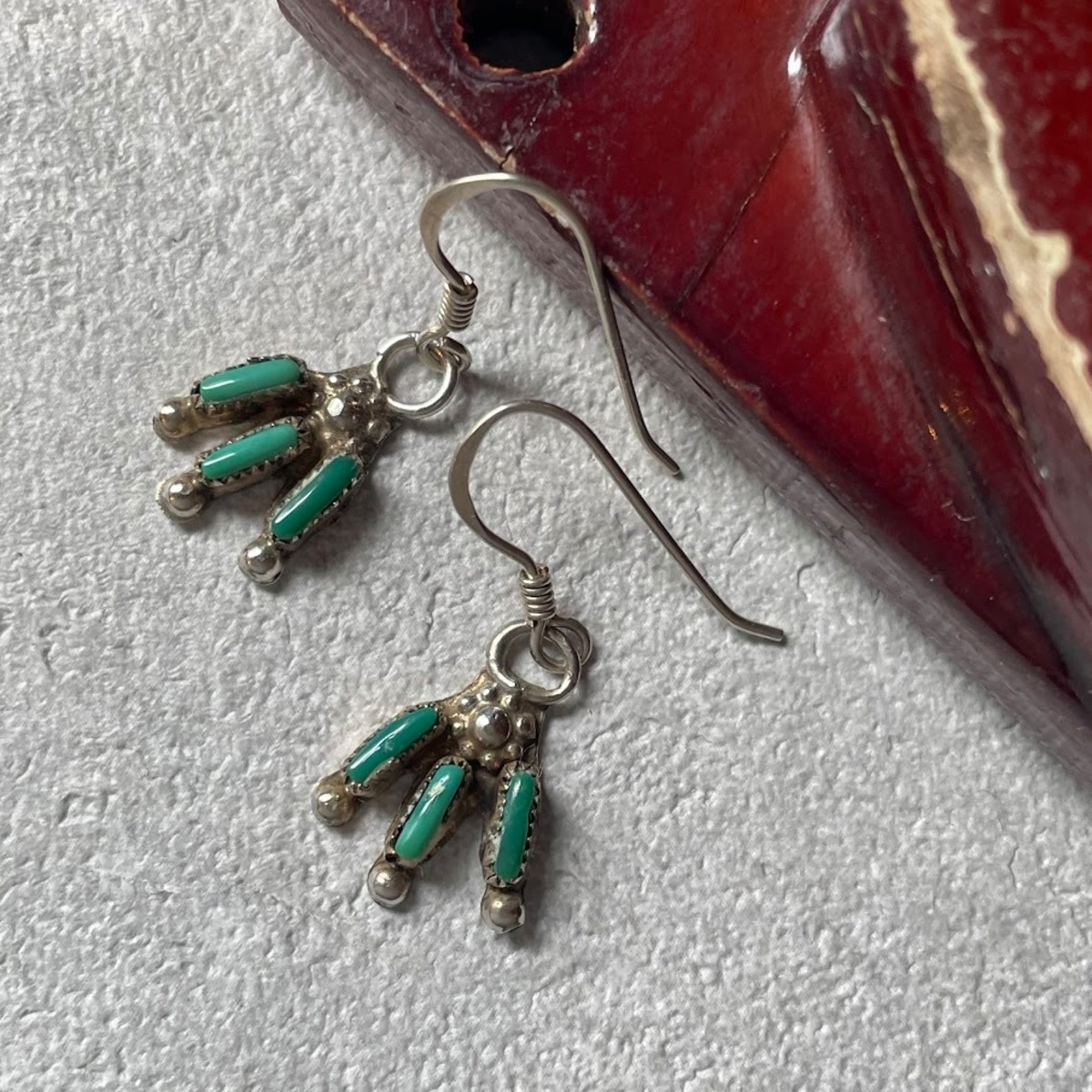 SILVER925 ターコイズカラー ピアス 《SV-0063》 | ModernLoop ユーズドアクセサリー専門店