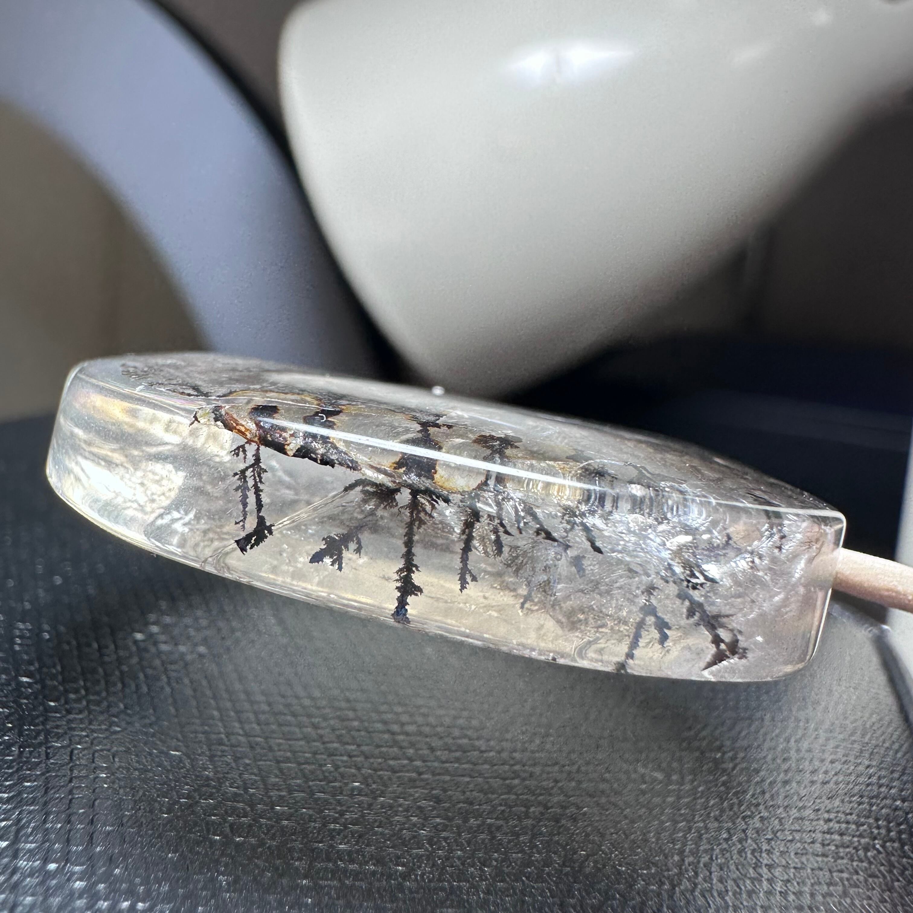 no.5 デンドライトインクォーツ 貫通穴 | sumiha7