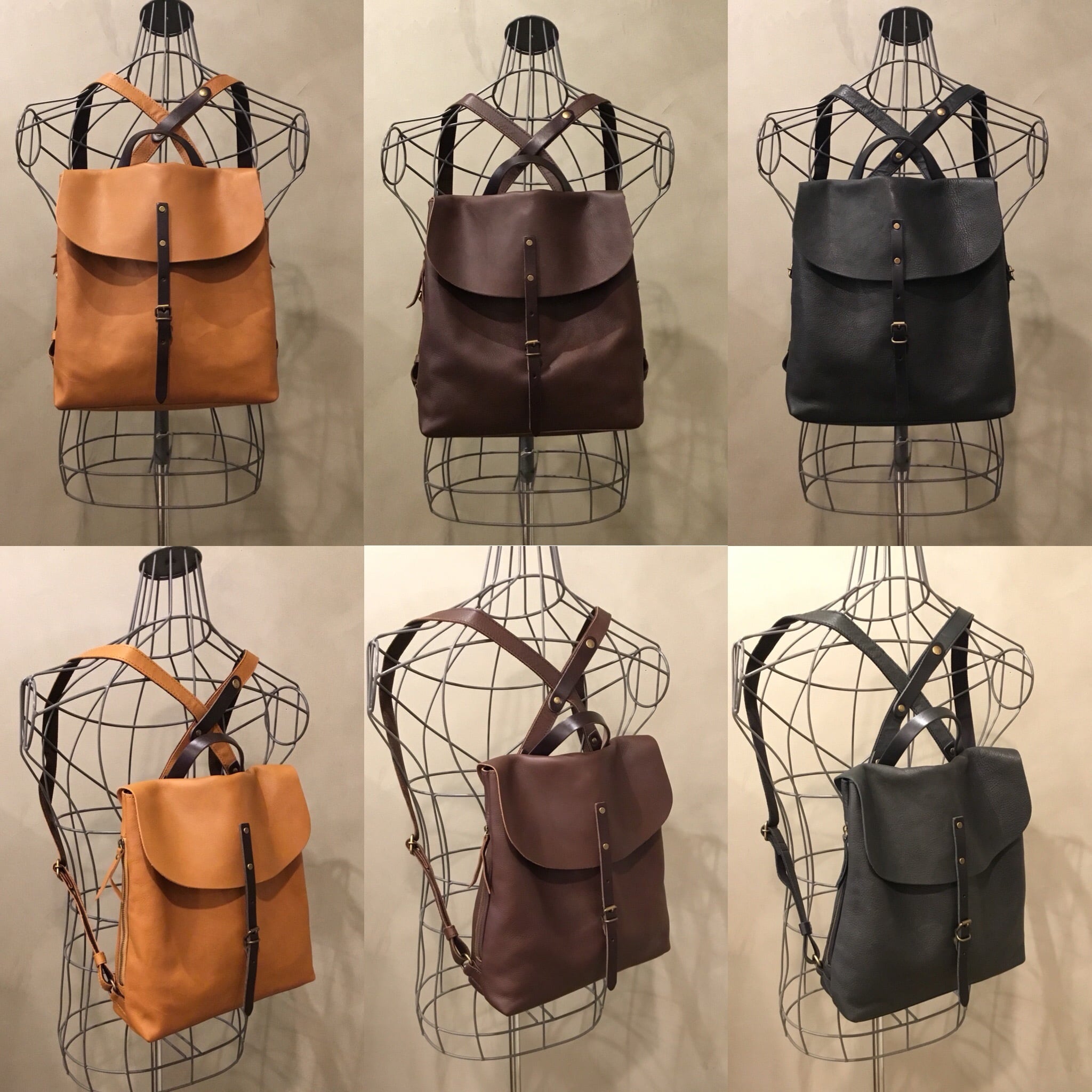 牛革フラップリュックSサイズ | -LESS (レス) 革鞄ショップ 牛革フラップリュックSサイズ | -LESS (レス) 革鞄ショップ