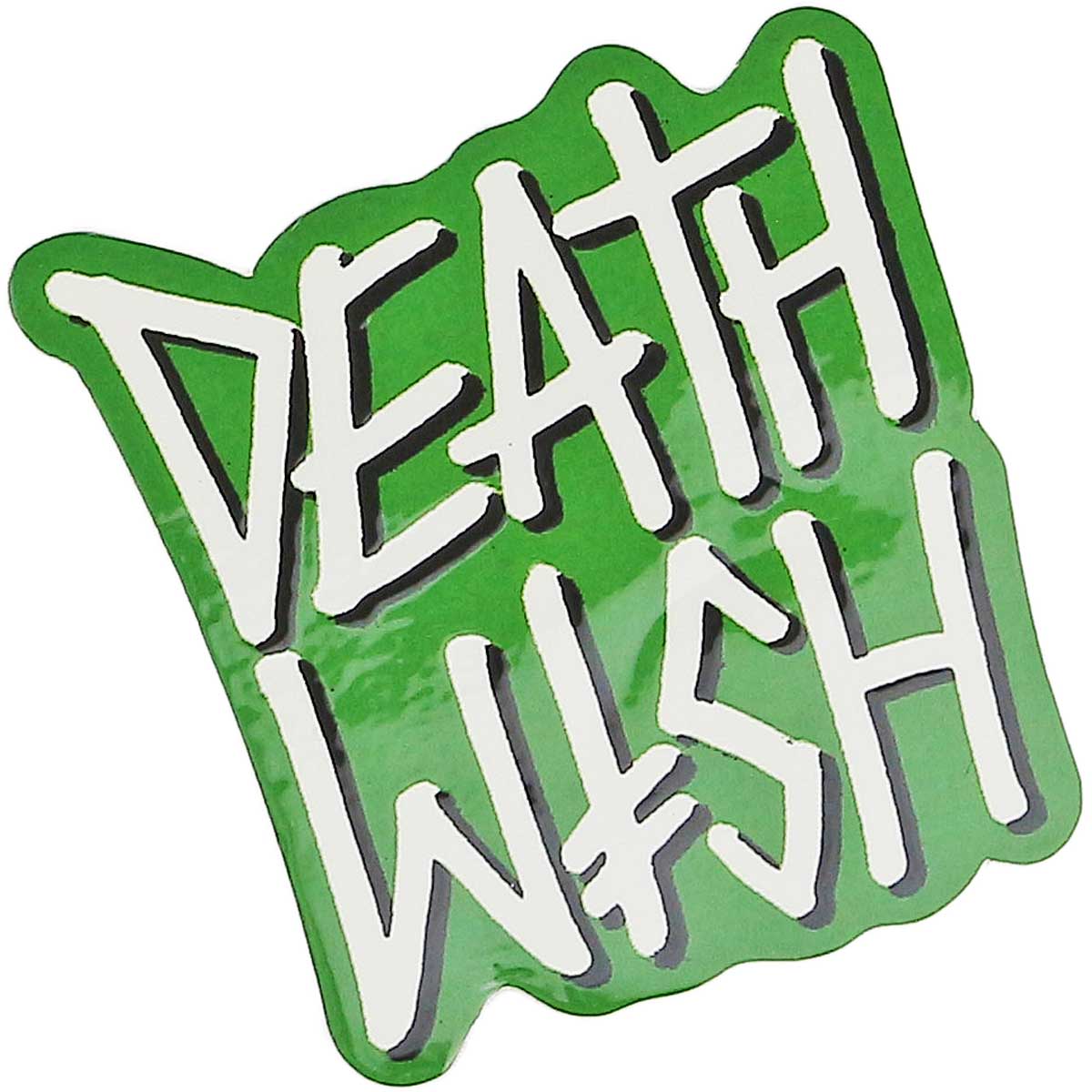 デスウィッシュ スケボー ステッカー デススタック 7x7cm Deathwish Deathstack シール デカール スケートボード スケボーステッカーストリート パーク ランプ 人気 ...