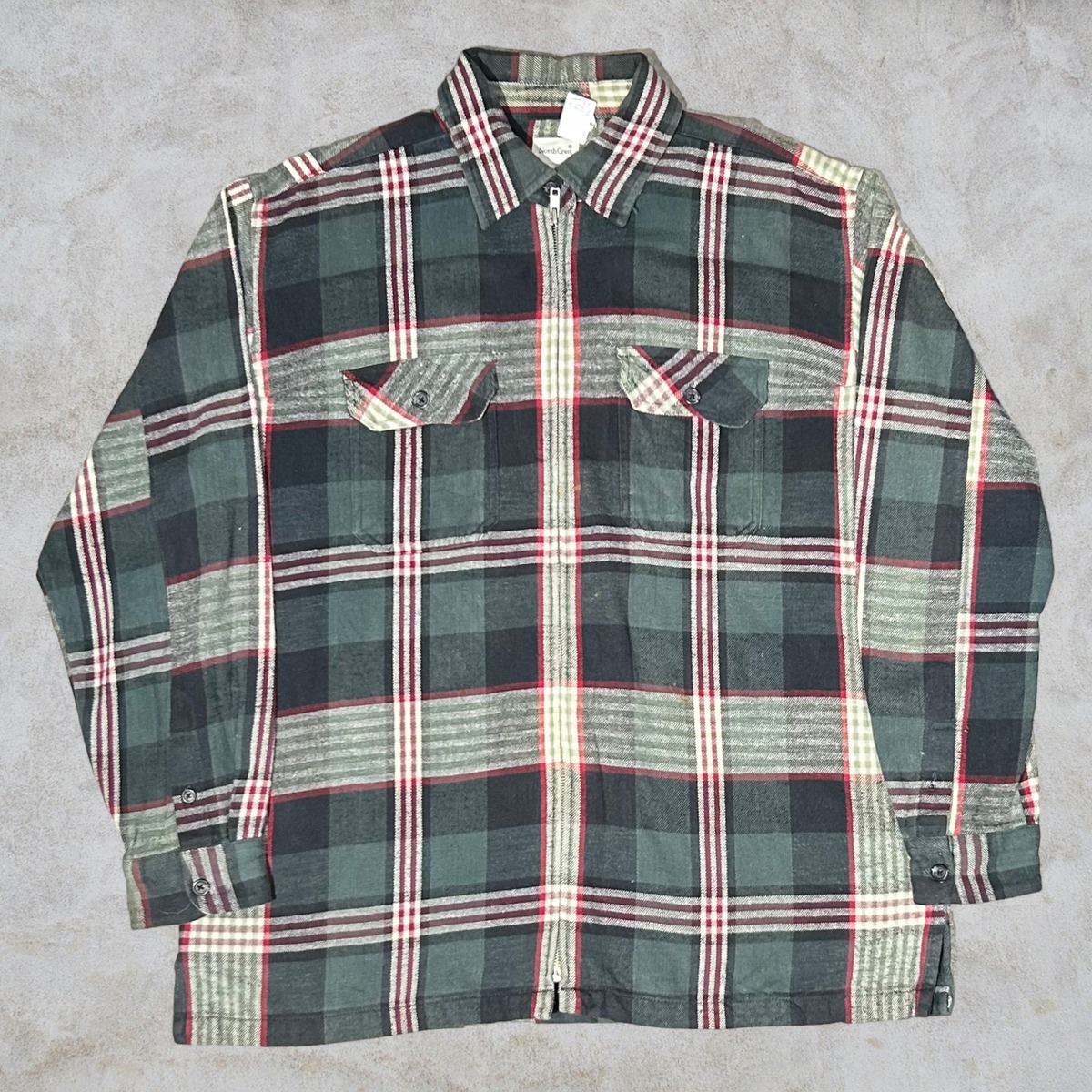 90’s NorthCrest Flannel Check Full Zip Shirts #40 【下北沢店】 | curb