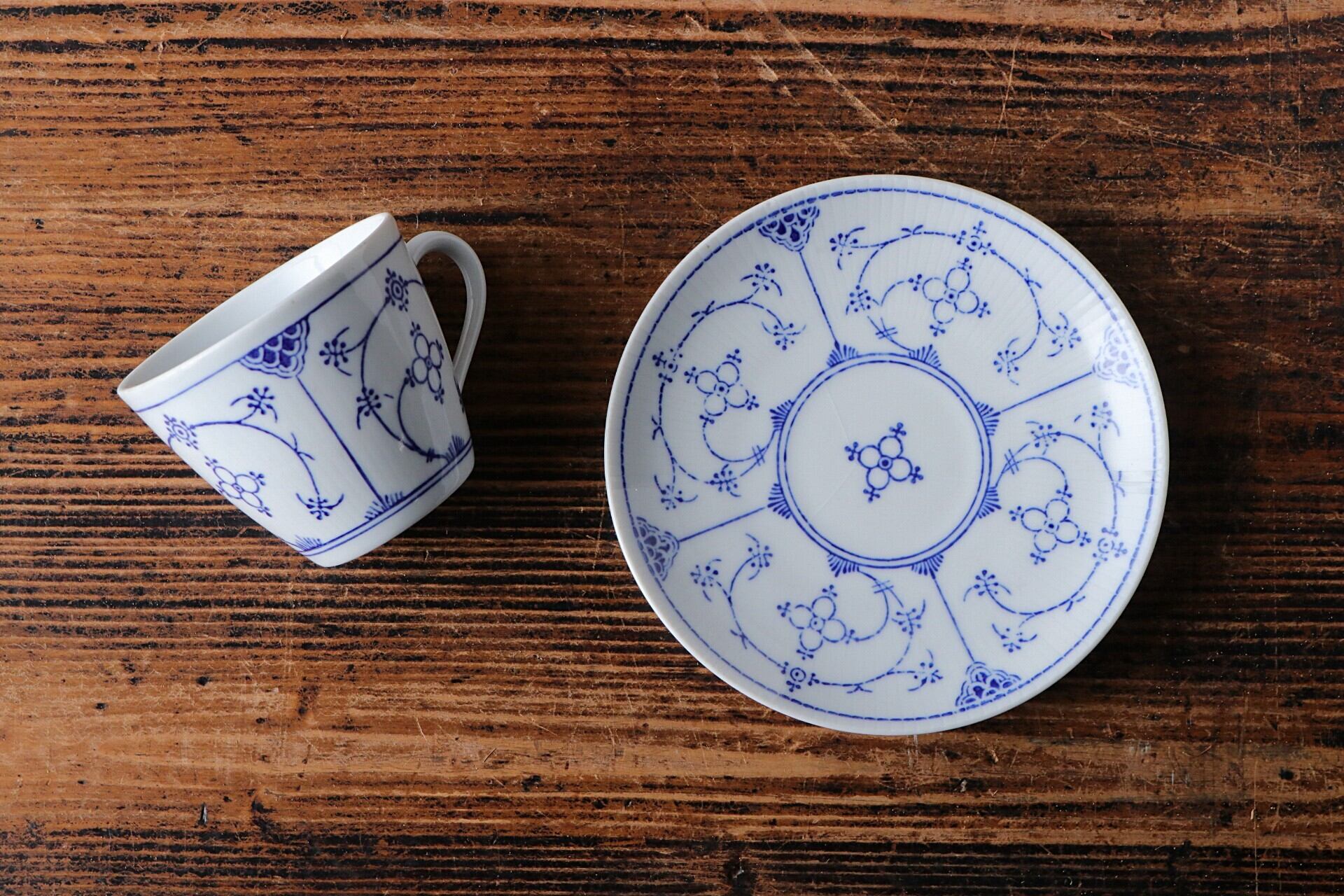 【訳あり】ドイツ食器 KAHLA Made In GDR カップ&ソーサー Blau Kaffeetasse | argang（オーガン）