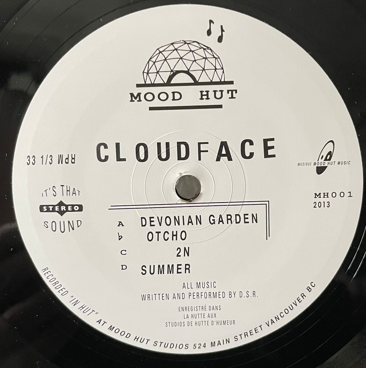 Cloudface "Devonian Garden" 12" | EAD RECORD