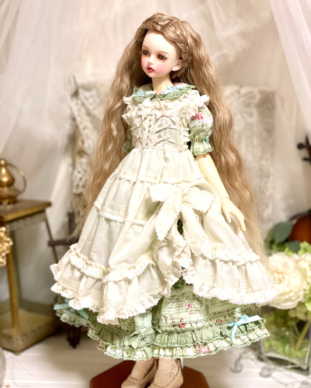 【SD・SD13・SDgr】たくし上げダブリエ | amele (アメル) アウトフィット ブライス imda 幼SD