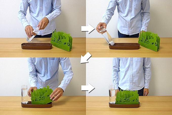 自然気化式加湿器 北欧の森 Forest (Green) | ystore