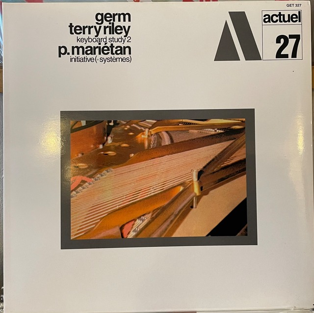 Terry Riley-Germ "Keyboard Study 2 " LP | EAD RECORD