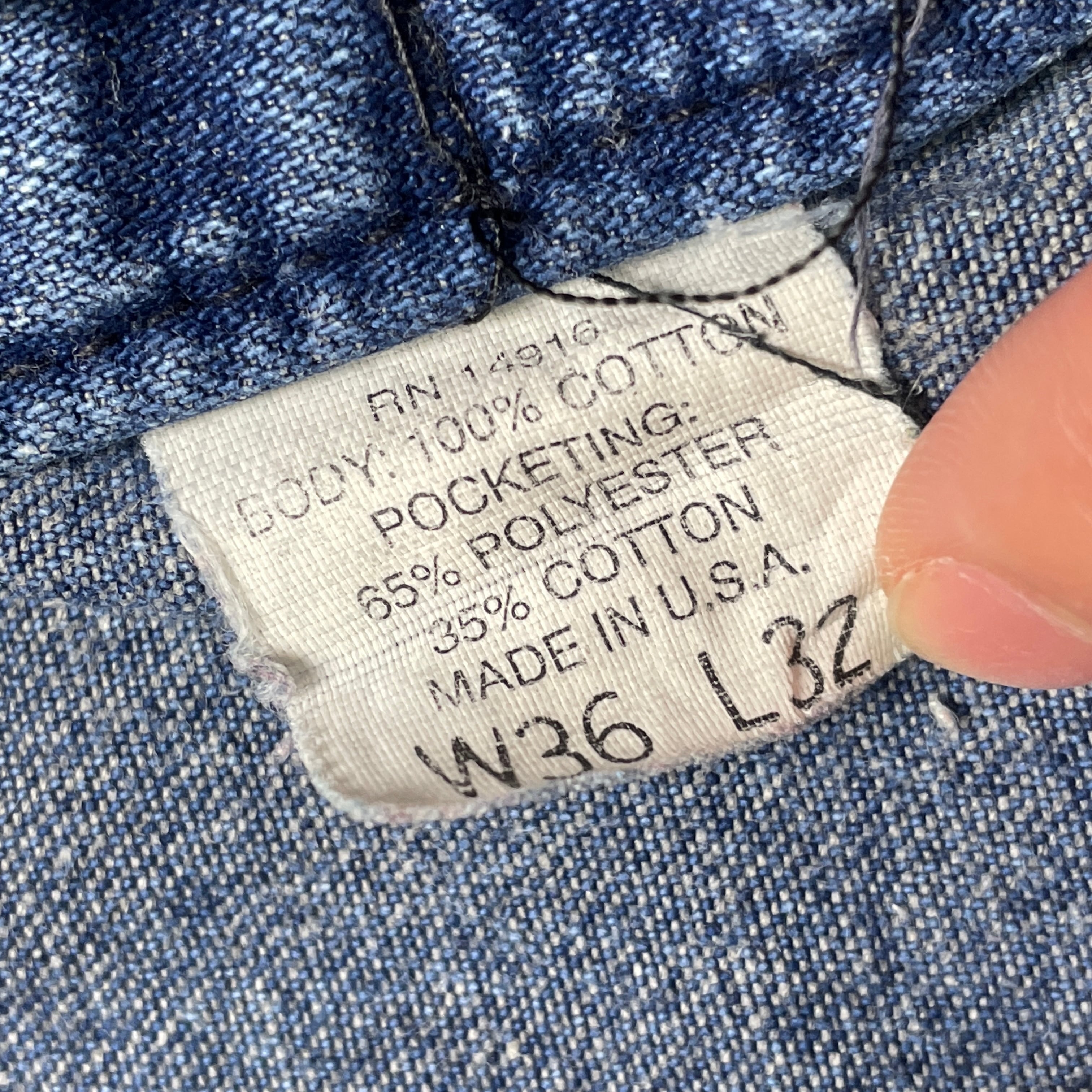 90年代 USA製 POINTER ポインター デニム オーバーオール メンズW36 古着 【オーバーオール】 | cave 古着屋【公式】古着通販サイト