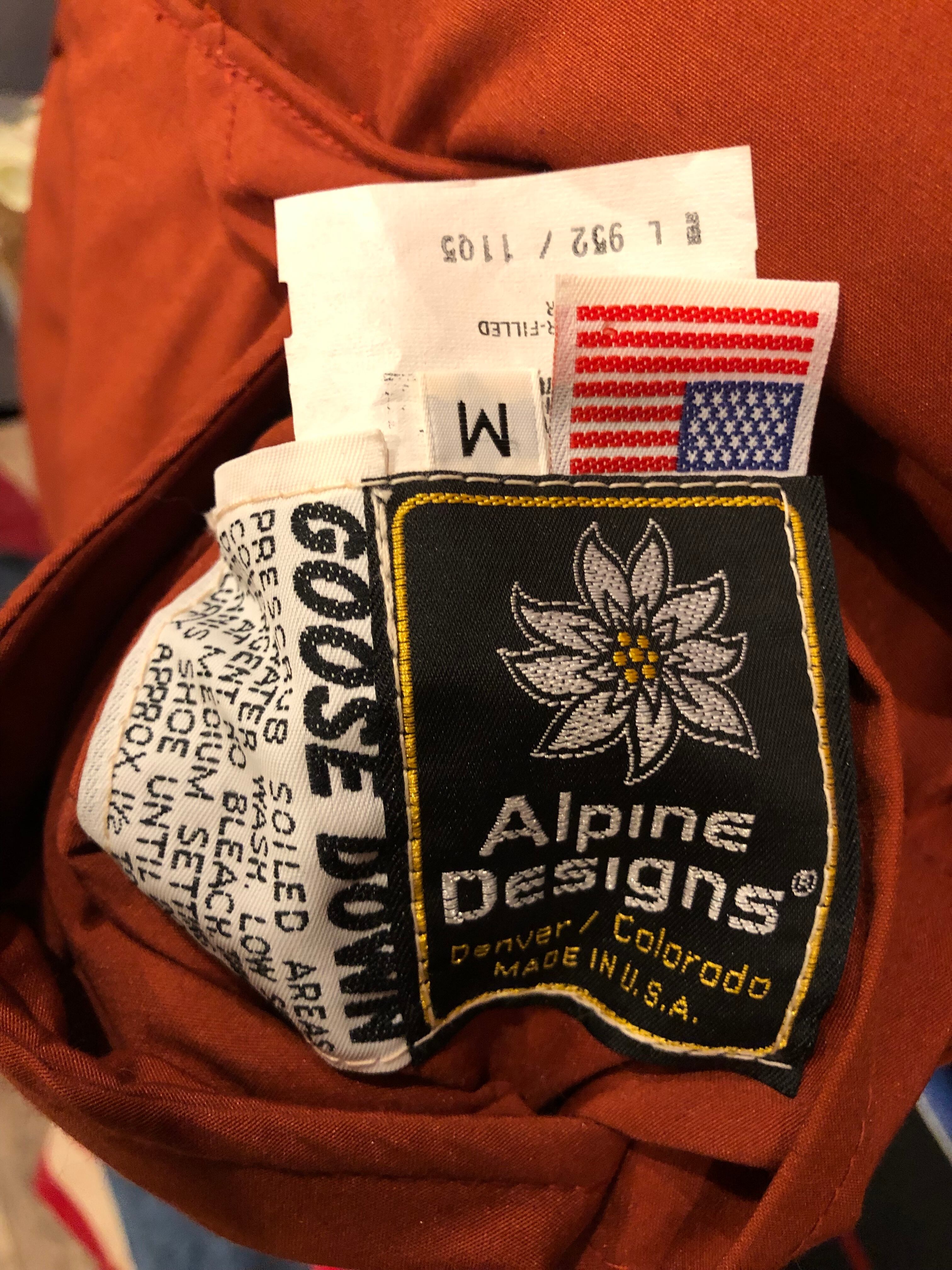 80s Alpine Designs Reversible Down Vest | VOSTOK