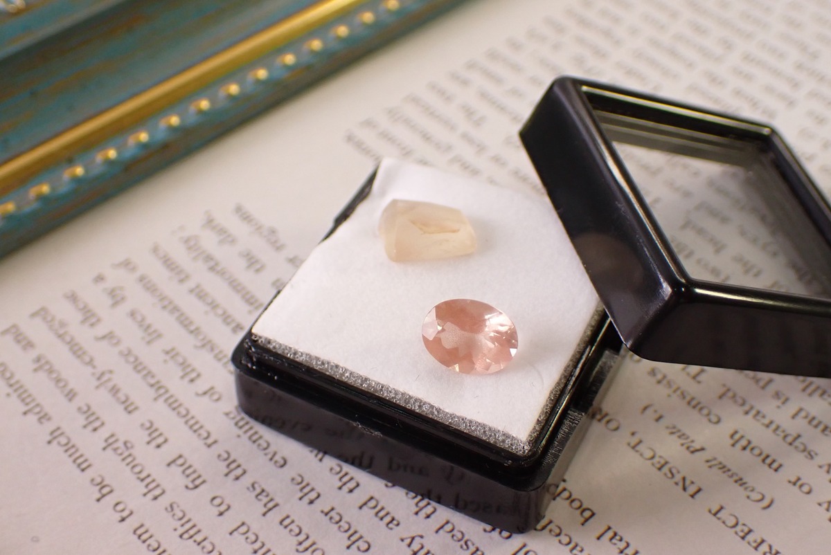 【原石セット】オレゴンサンストーン 1.08ct/1.77ct [C7‐355] | differencee(ディファレンシー)
